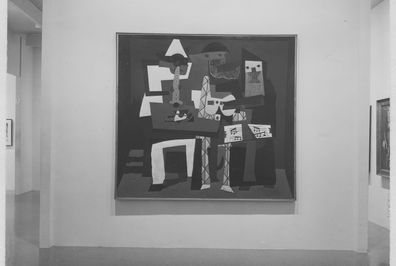 Pablo Picasso. Three Musicians. Fontainebleau, summer 1921 | MoMA