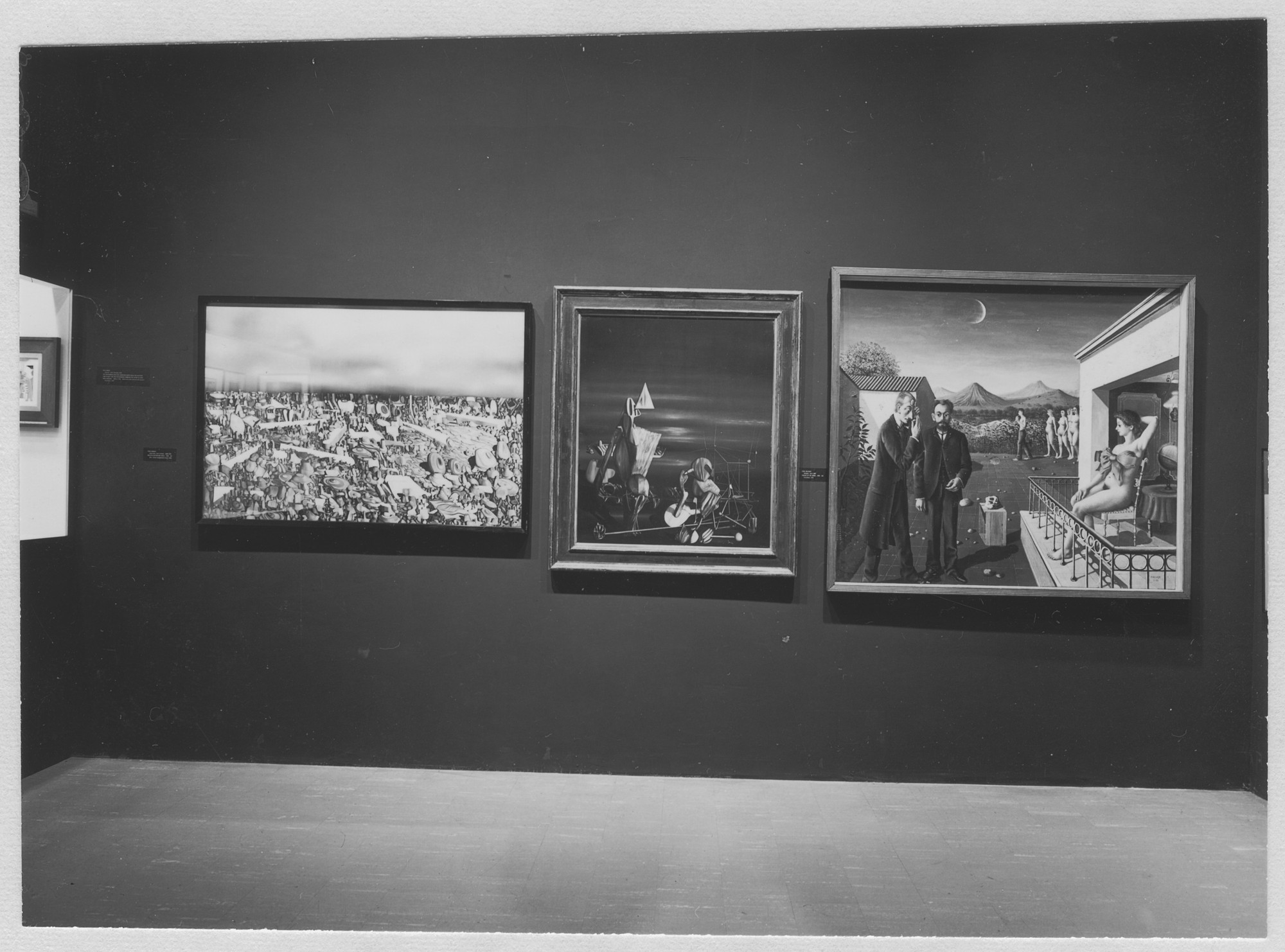 Installation view of the exhibition "Painting and Sculpture from the ...