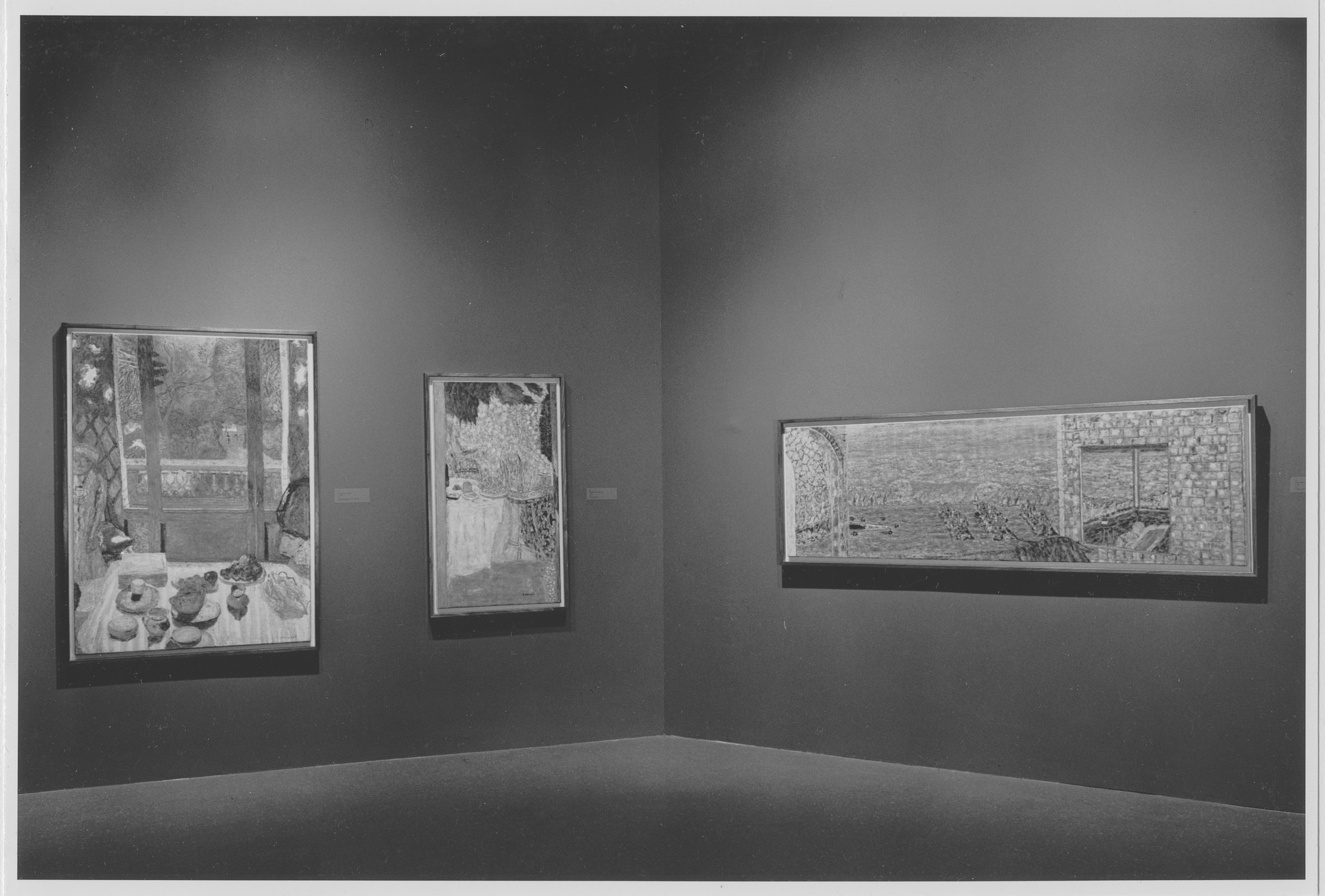 Installation view of the exhibition "Bonnard and His Environment." | MoMA