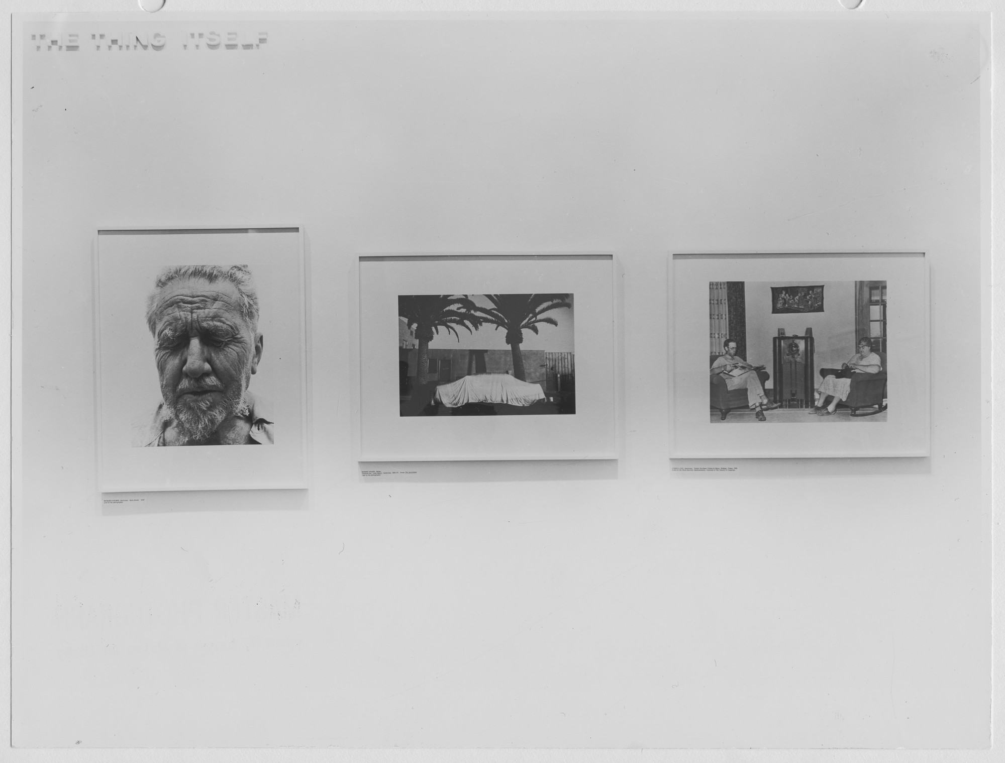 Installation view of the exhibition "The Photographer's Eye," in the ...