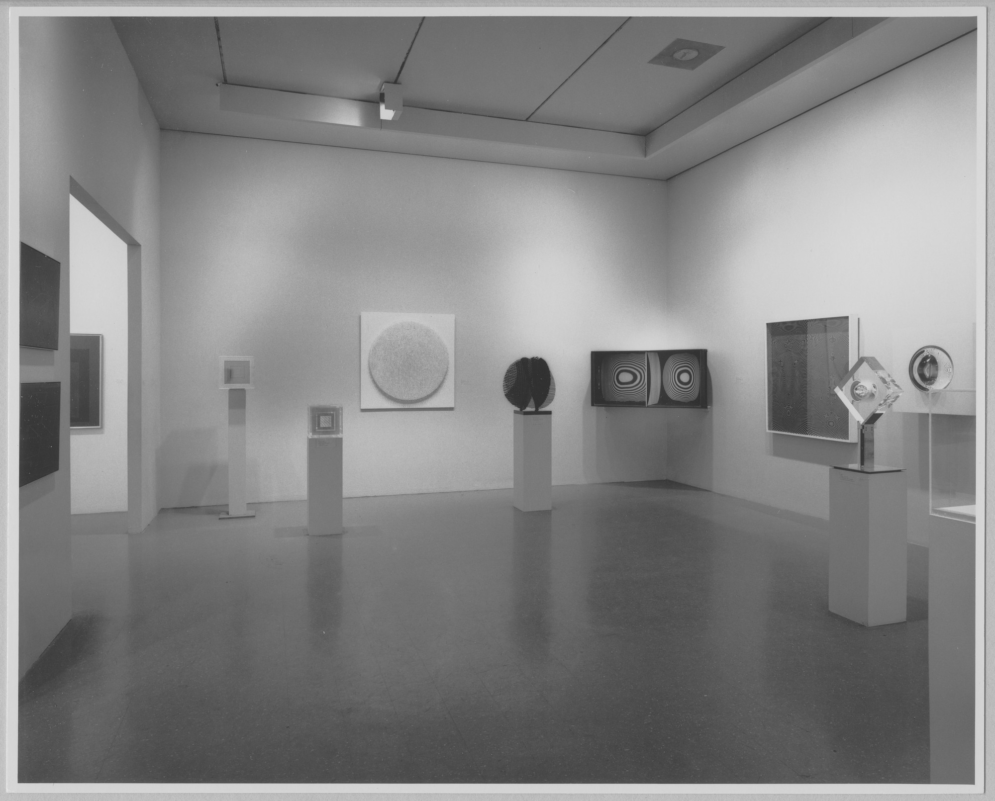 Installation view of the exhibition "The Responsive Eye" | MoMA