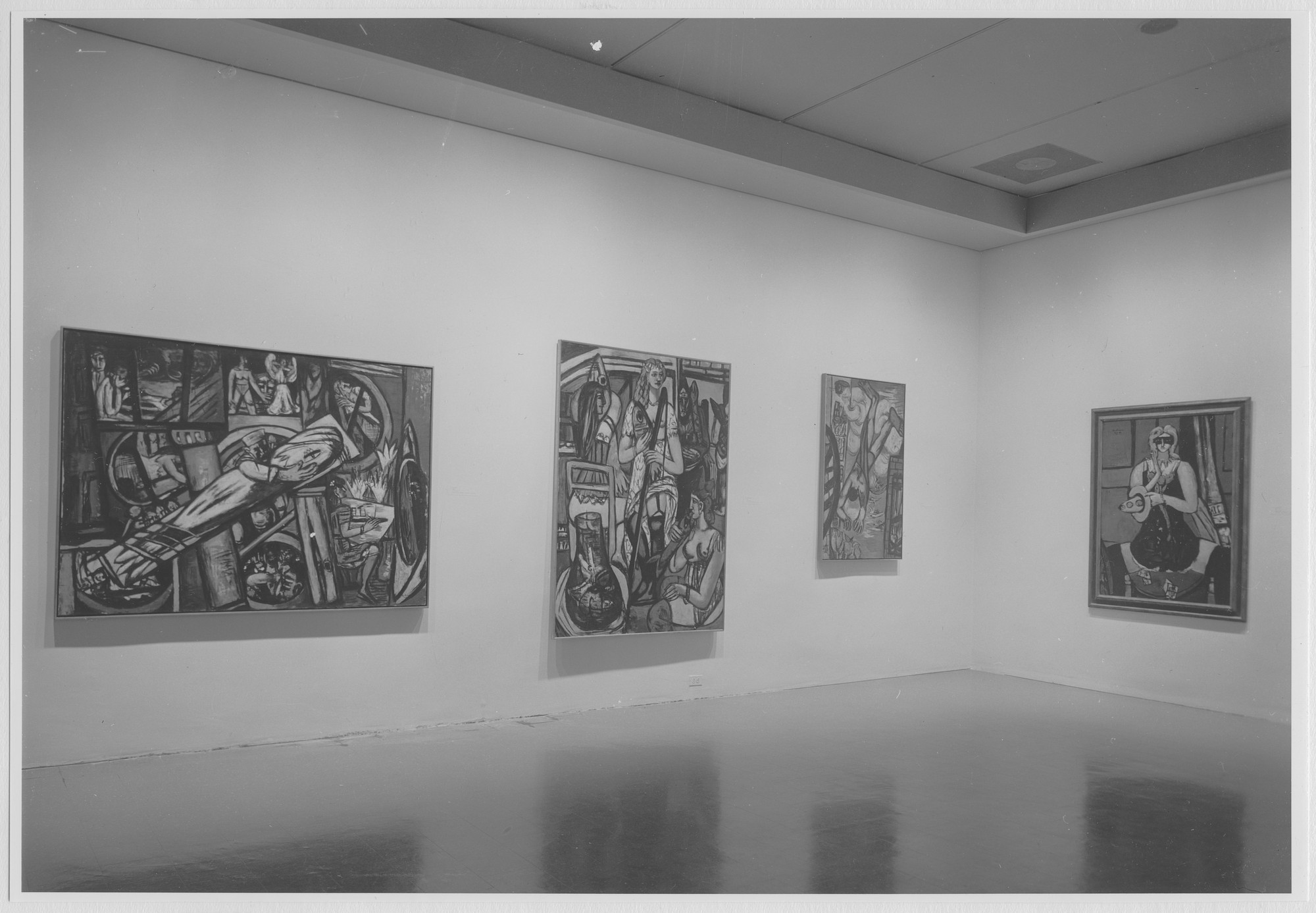 Installation view of the exhibition "Max Beckmann." | MoMA