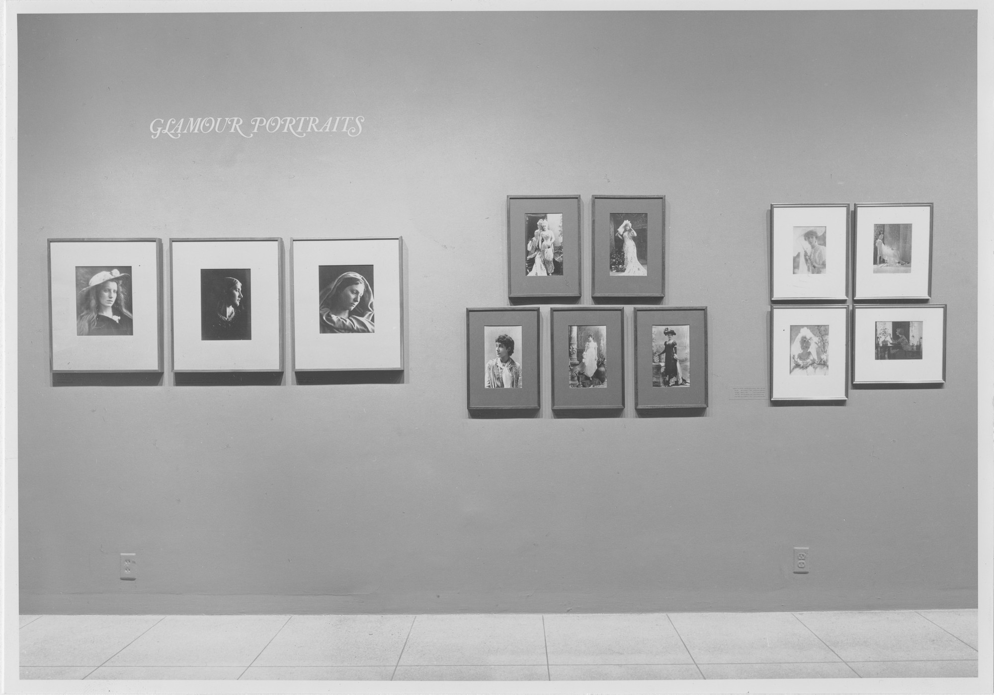 Installation view of the exhibition "Glamour Portraits." | MoMA