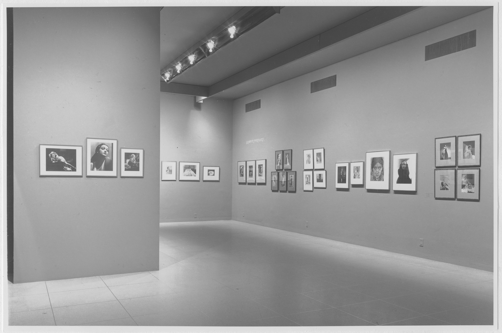 Installation view of the exhibition "Glamour Portraits." | MoMA