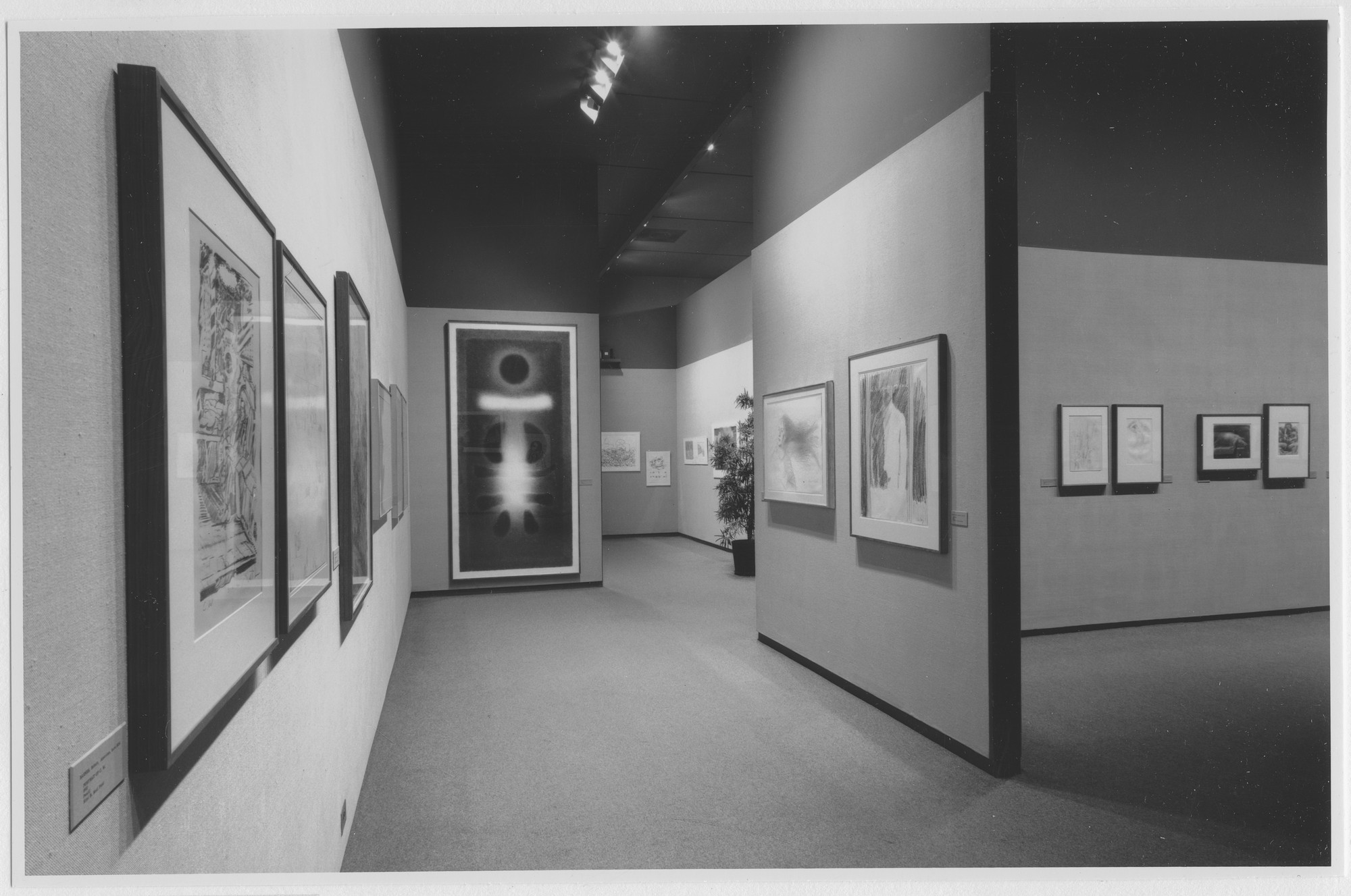 Installation view of the exhibition "44 Drawings: Recent Acquisitions ...