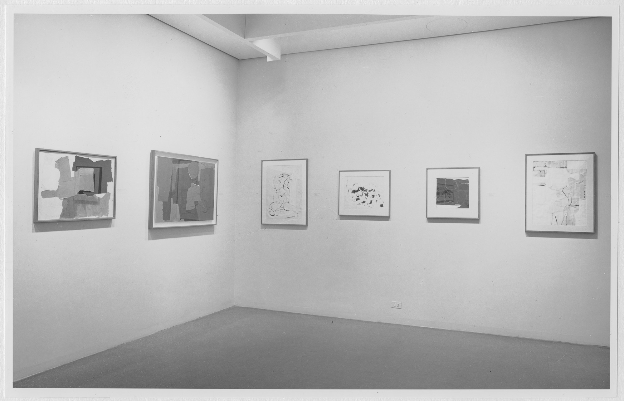 Installation view of the exhibition "American Collages." | MoMA