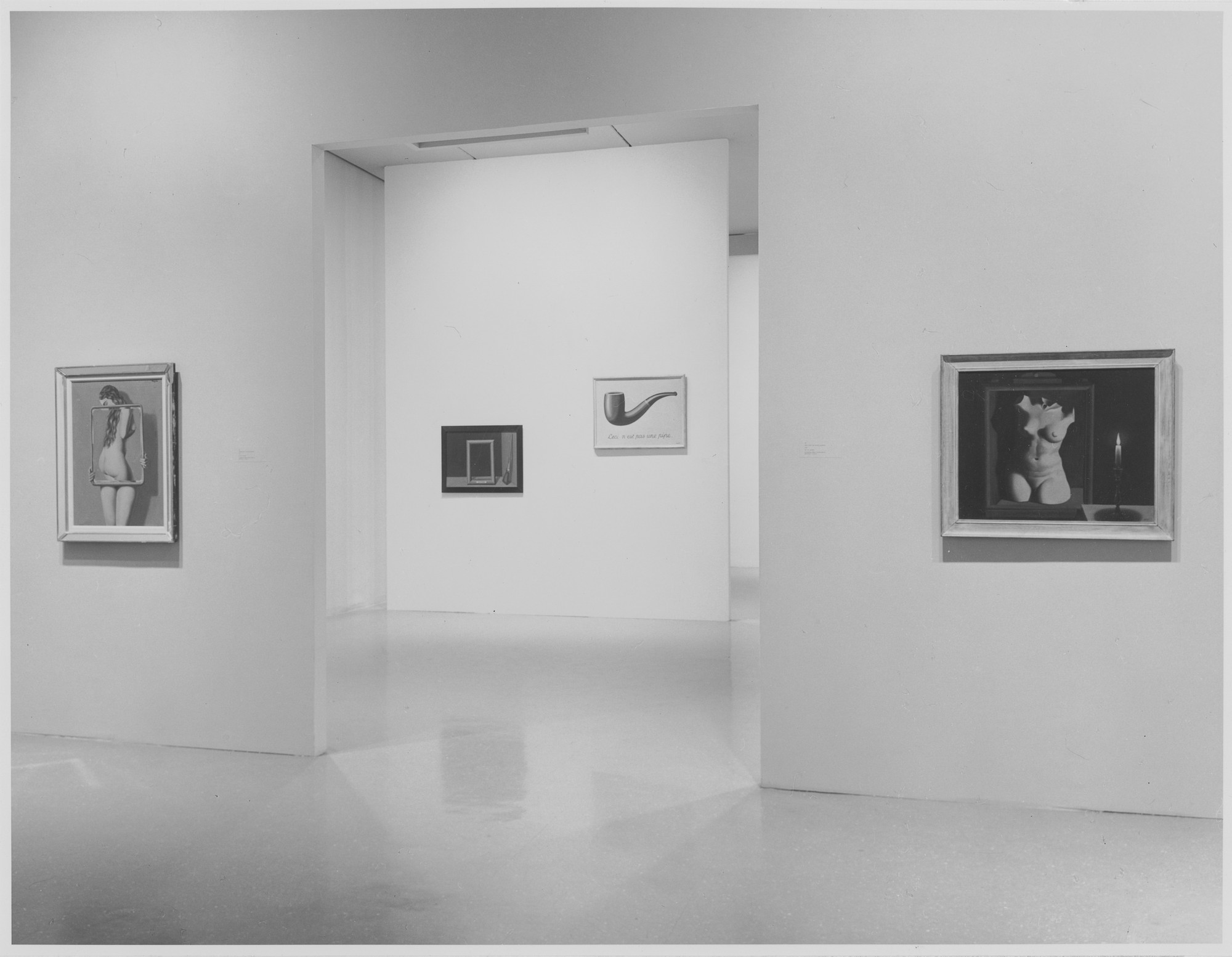 Installation view of the exhibition "René Magritte." | MoMA