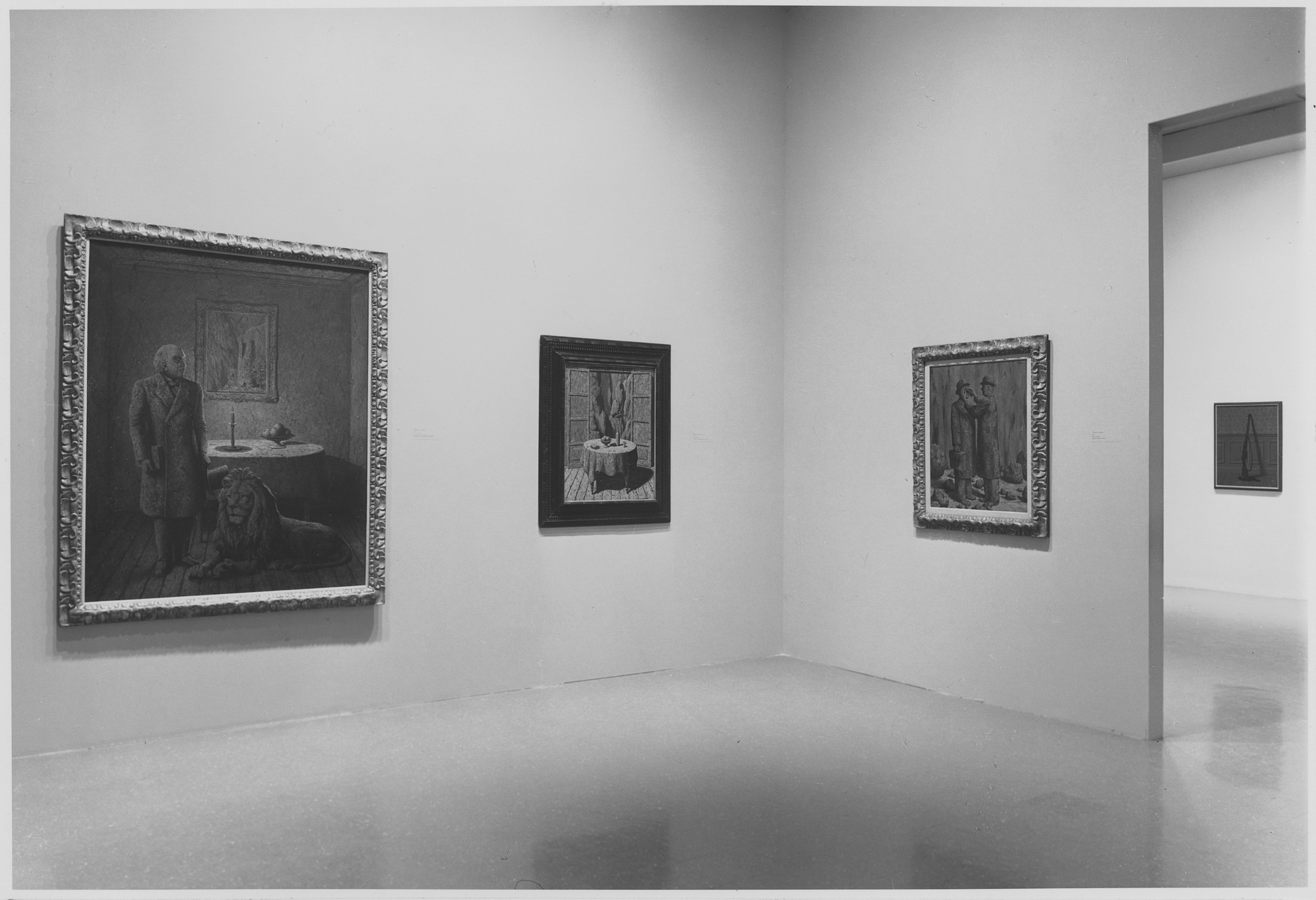 Installation view of the exhibition "René Magritte." | MoMA