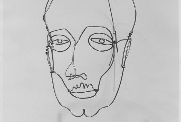 Alexander Calder. Portrait of a Man. New York, c. 1928 | MoMA