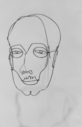 Alexander Calder. Portrait of a Man. New York, c. 1928 | MoMA