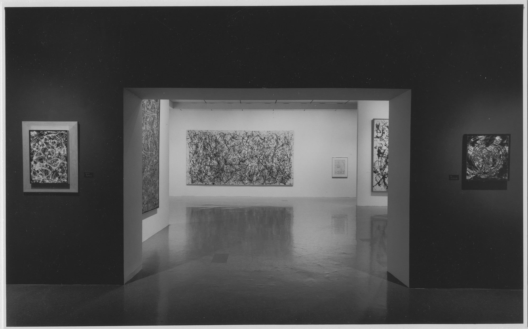 Installation view of the exhibition "Jackson Pollock." | MoMA