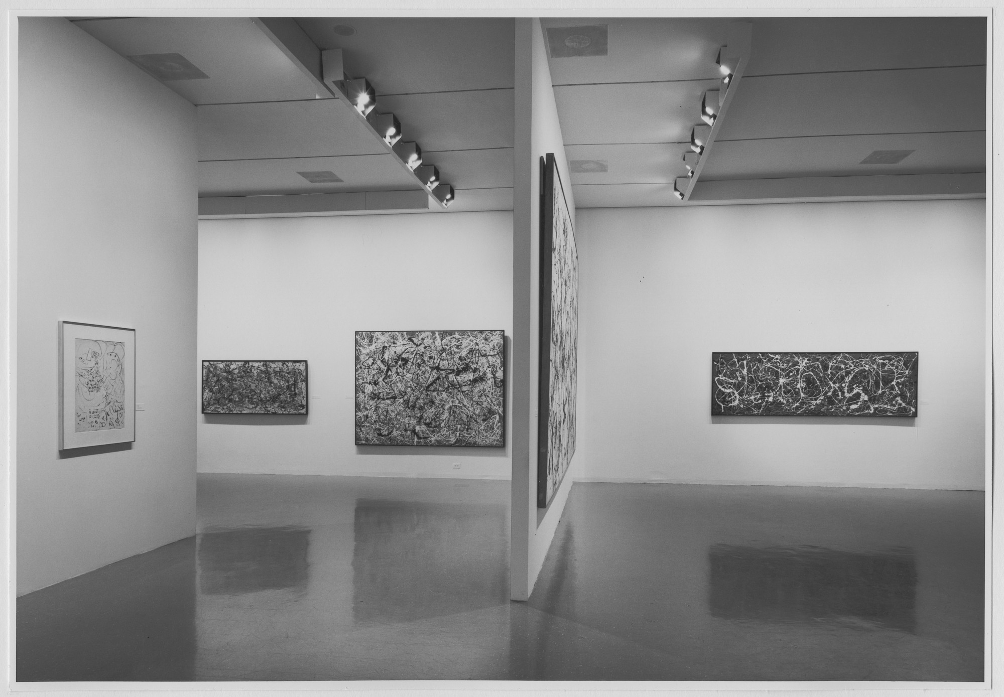 Installation view of the exhibition "Jackson Pollock." | MoMA