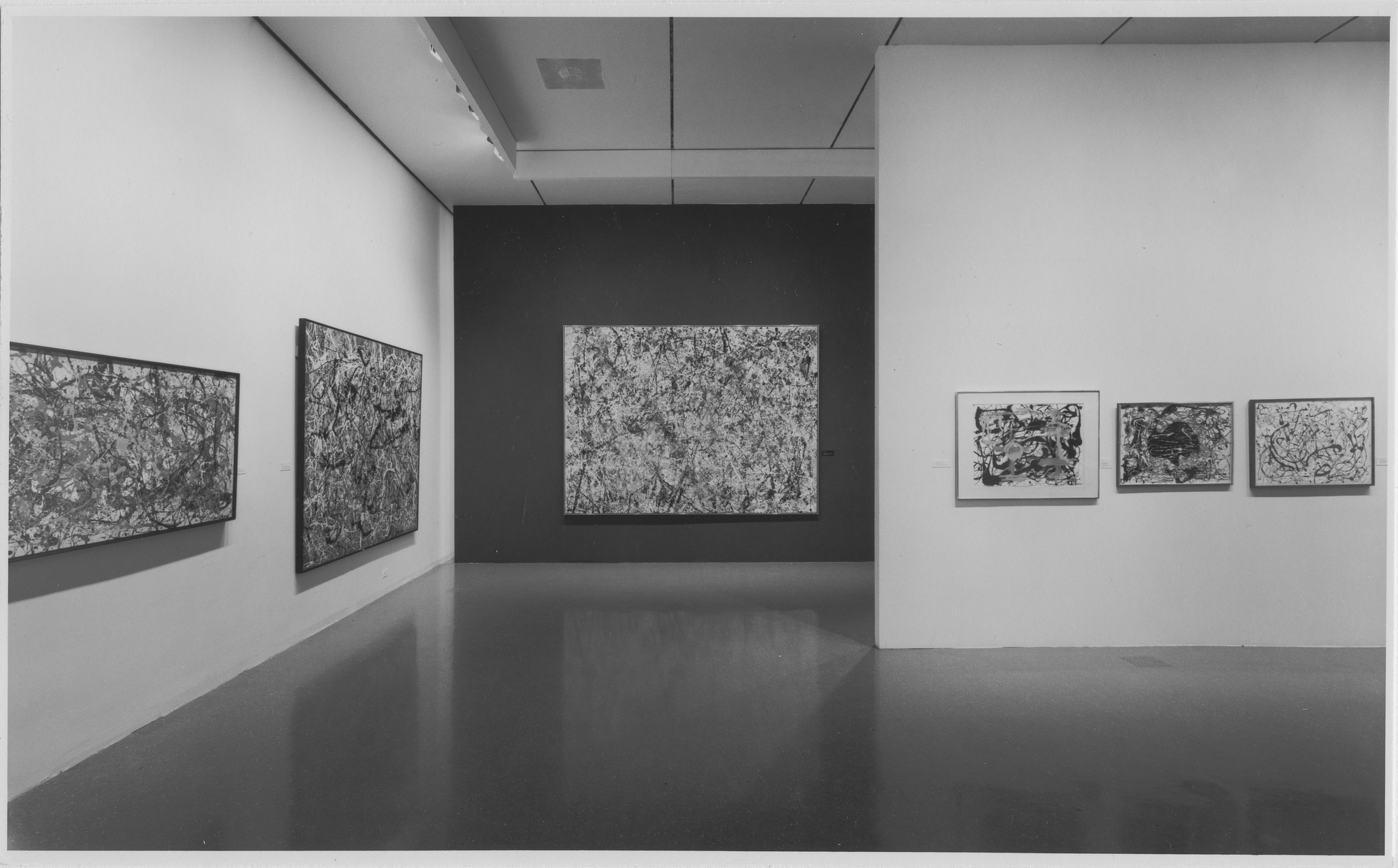 Installation view of the exhibition "Jackson Pollock." | MoMA