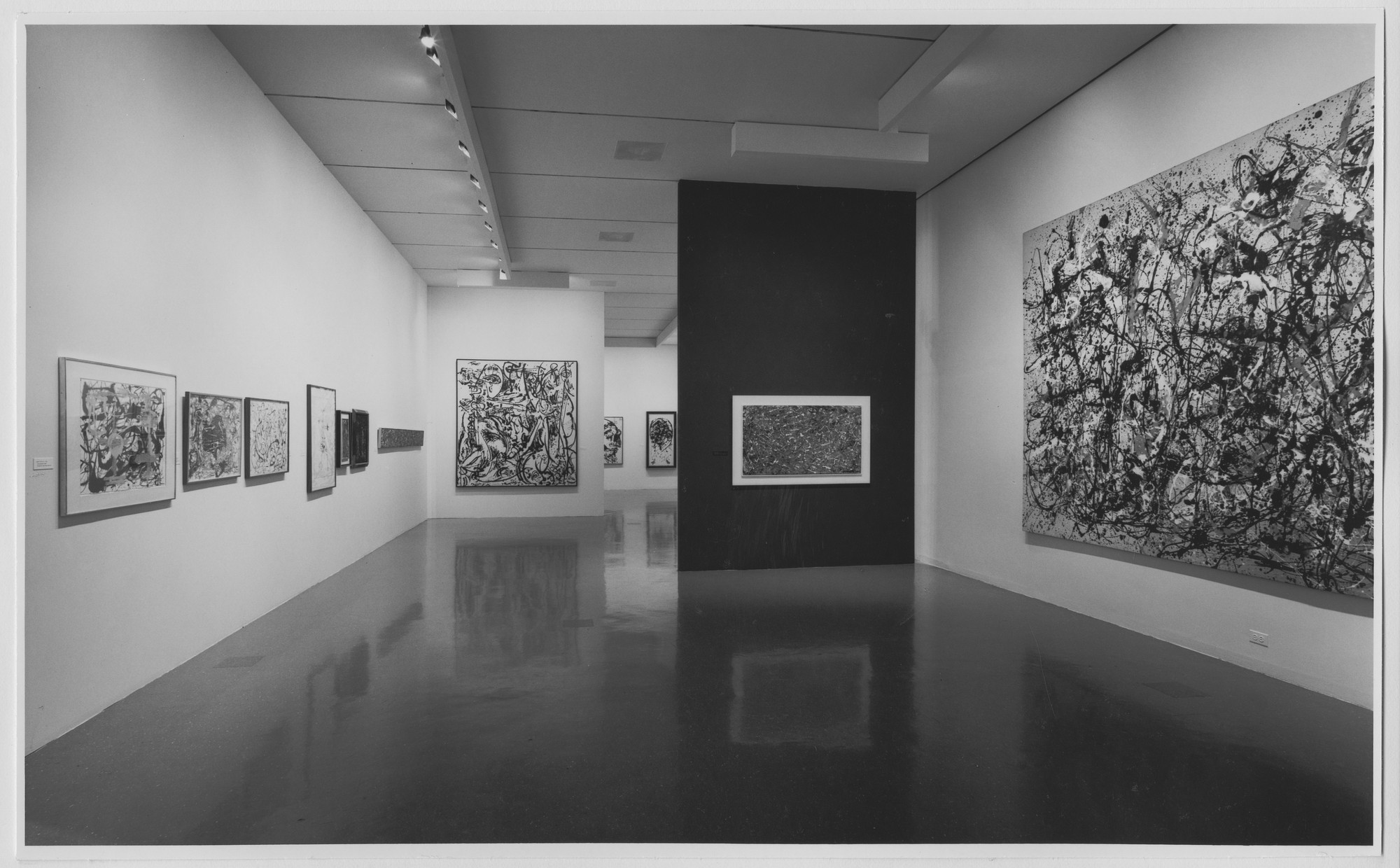 Installation view of the exhibition "Jackson Pollock." | MoMA
