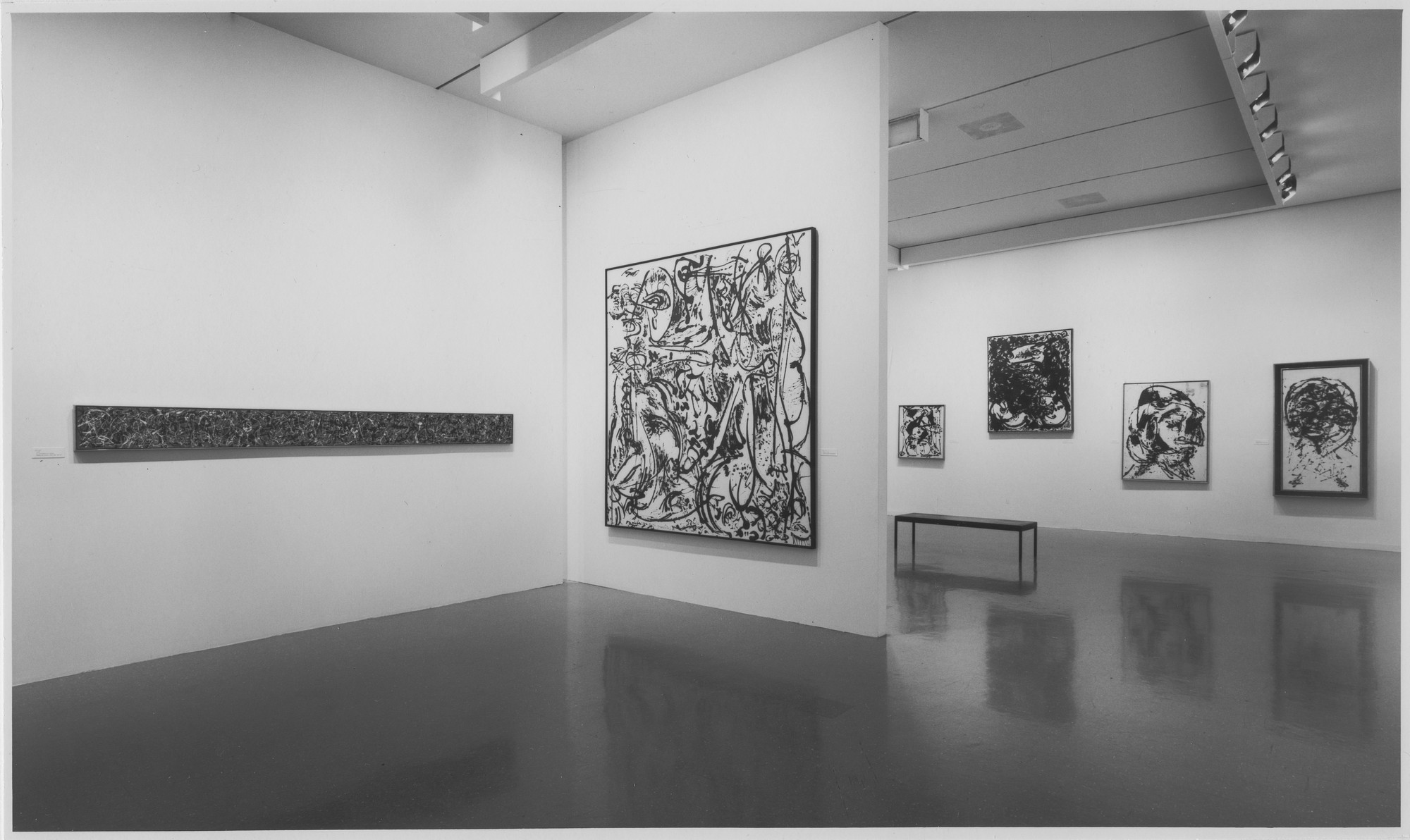 Installation view of the exhibition "Jackson Pollock." | MoMA