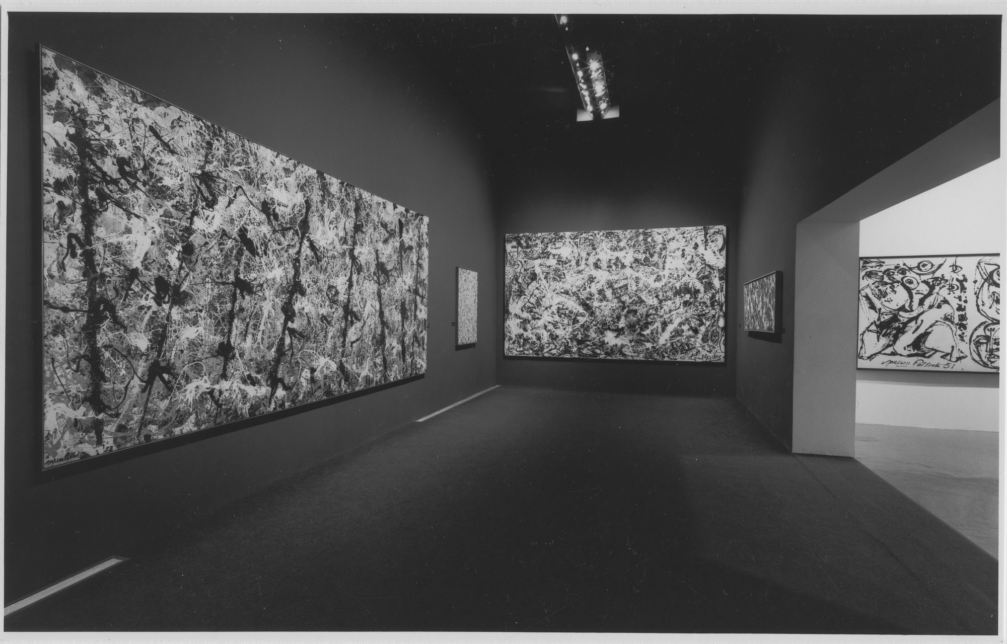 Installation view of the exhibition "Jackson Pollock." | MoMA