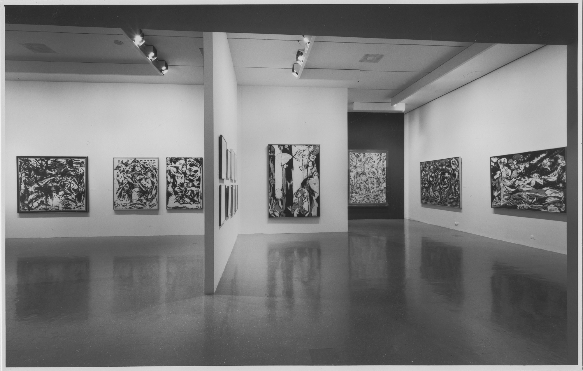 Installation view of the exhibition "Jackson Pollock." | MoMA