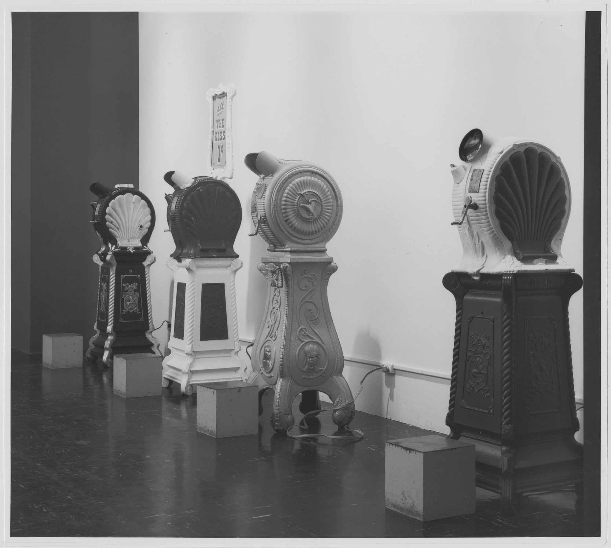 Installation view of the exhibition "Mutoscopes." | MoMA