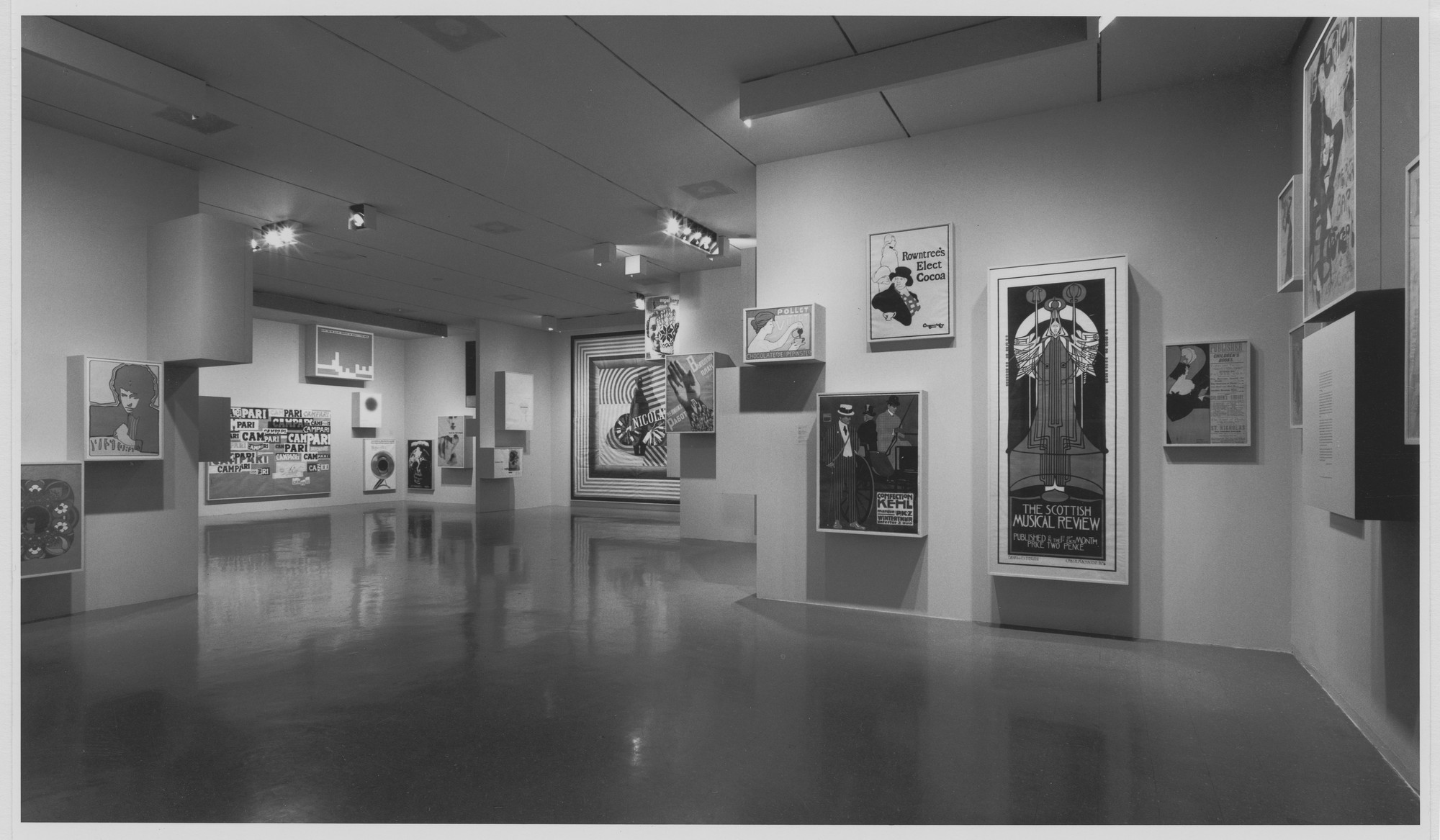 Installation view of the exhibition "Word and Image: Posters and ...