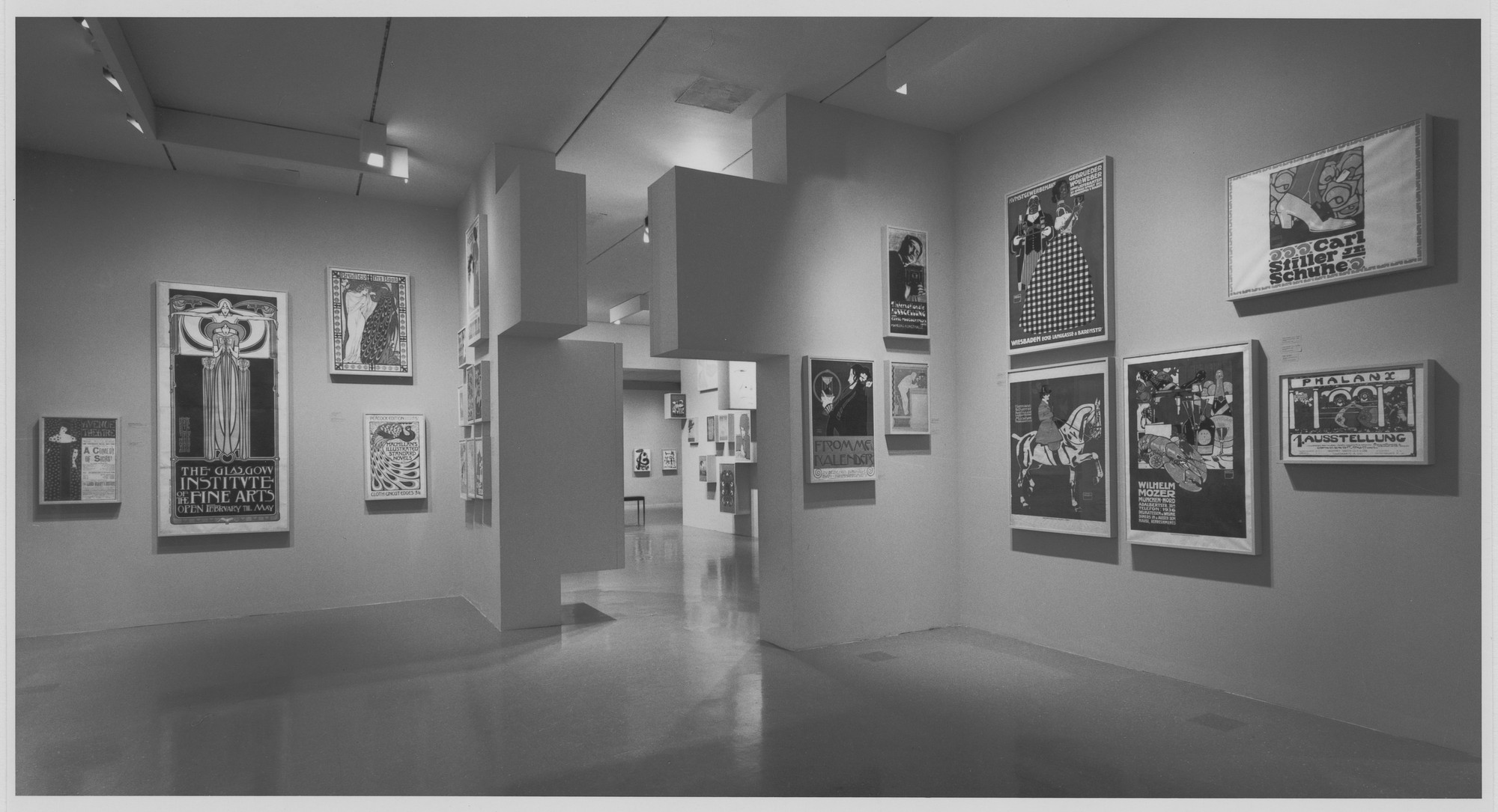 Installation view of the exhibition "Word and Image: Posters and ...