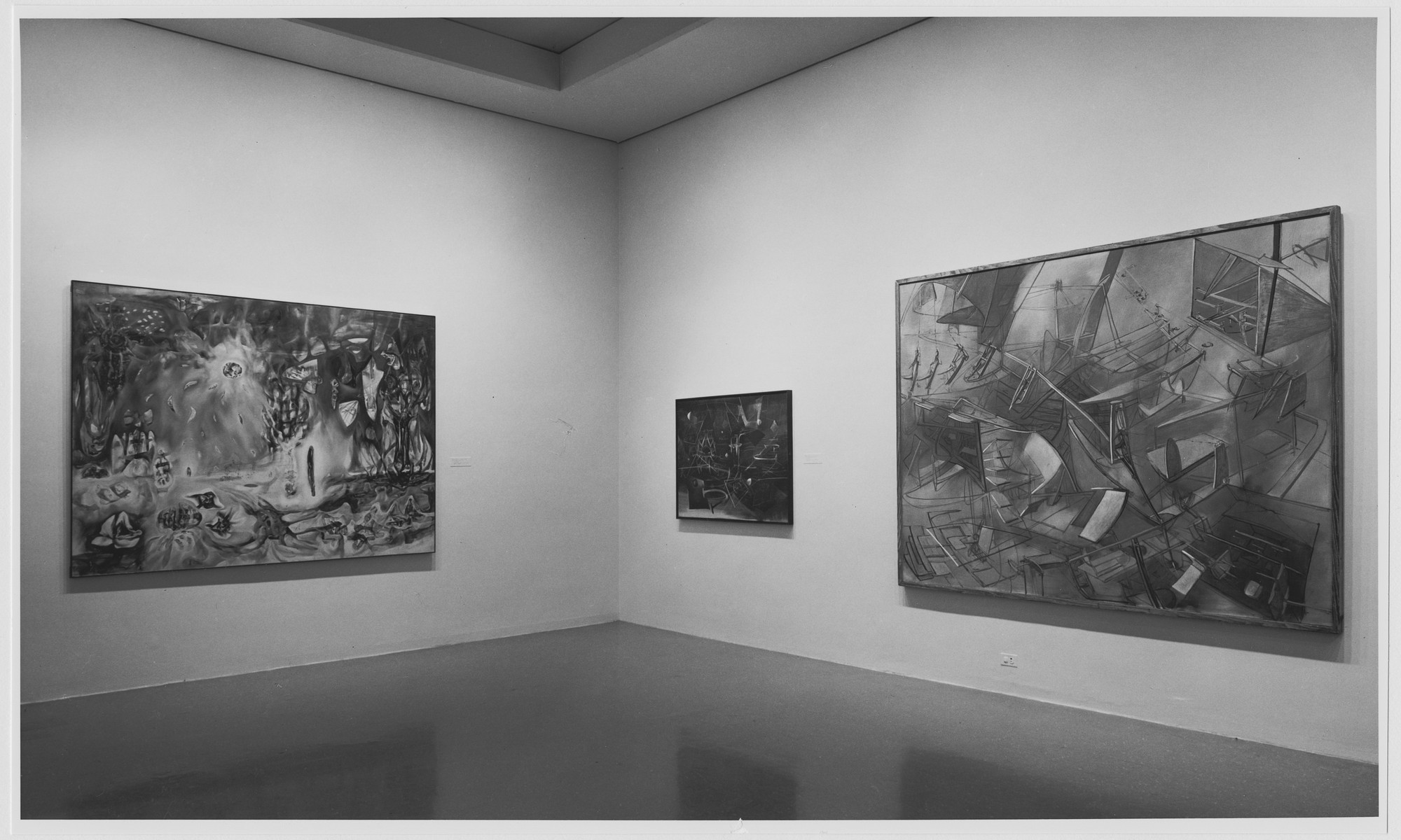 Installation view of the exhibition "Dada, Surrealism and their ...