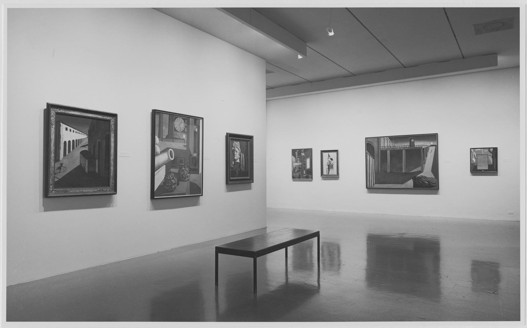 Installation view of the exhibition "Dada, Surrealism and their ...
