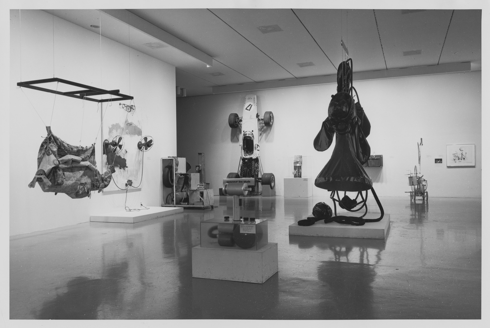 Installation view of the exhibition "The Machine as Seen at the End of ...