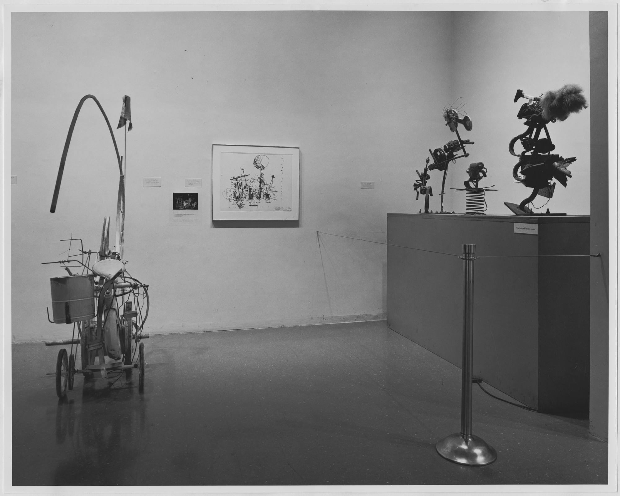 Installation view of the exhibition "The Machine as Seen at the End of ...