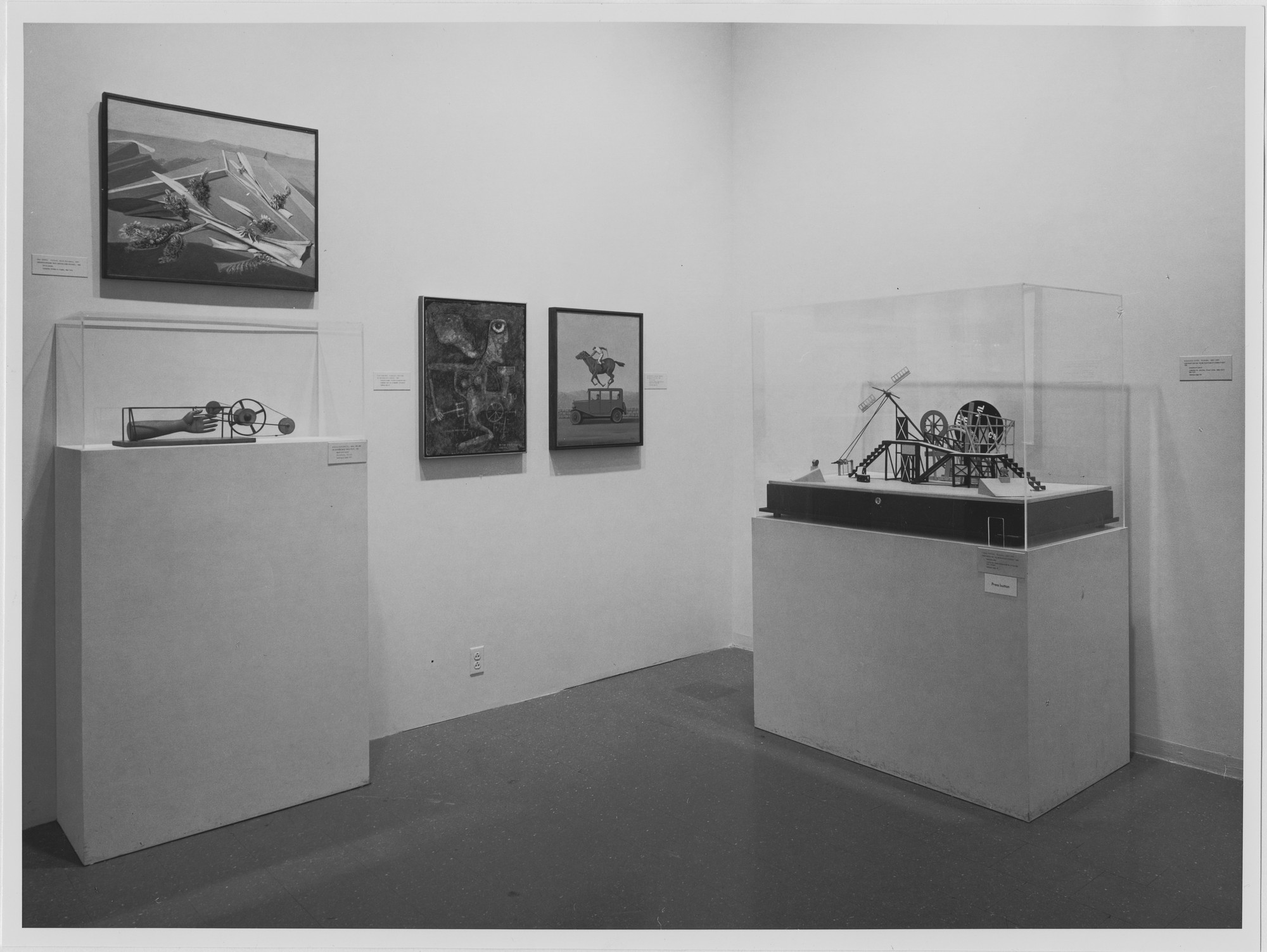 Installation view of the exhibition "The Machine as Seen at the End of ...