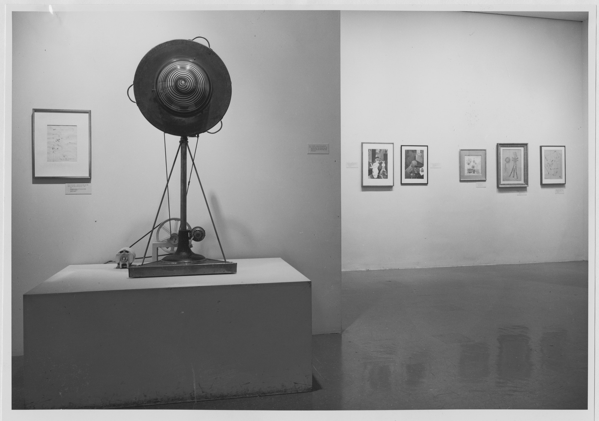 Installation view of the exhibition "The Machine as Seen at the End of ...