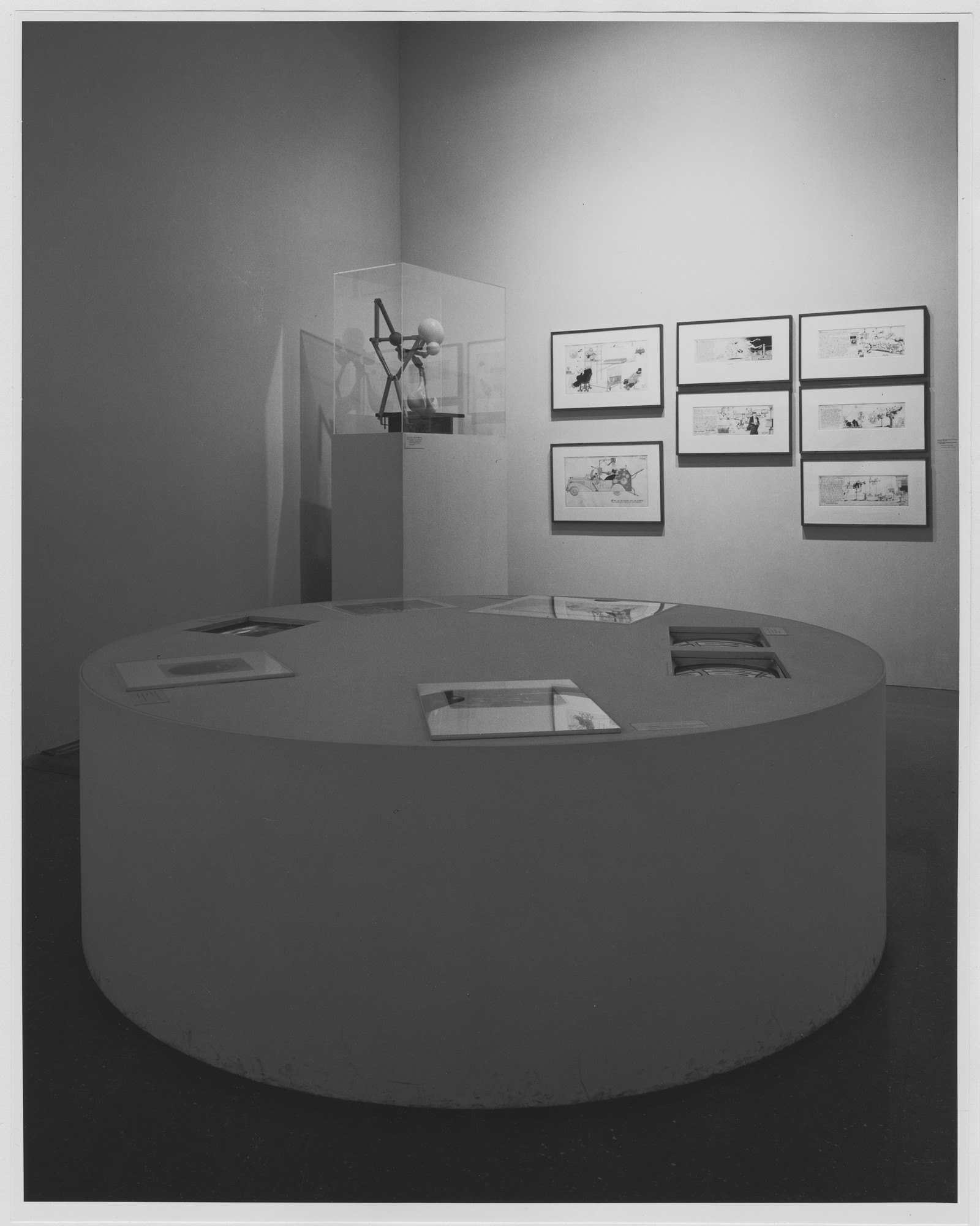 Installation view of the exhibition "The Machine as Seen at the End of ...