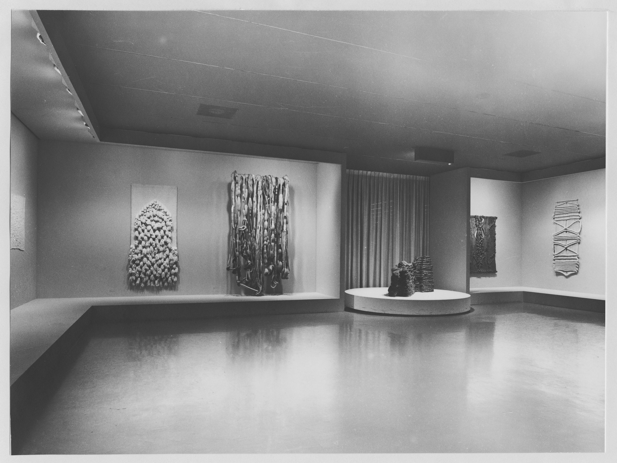Installation view of the exhibition "Wall Hangings." | MoMA