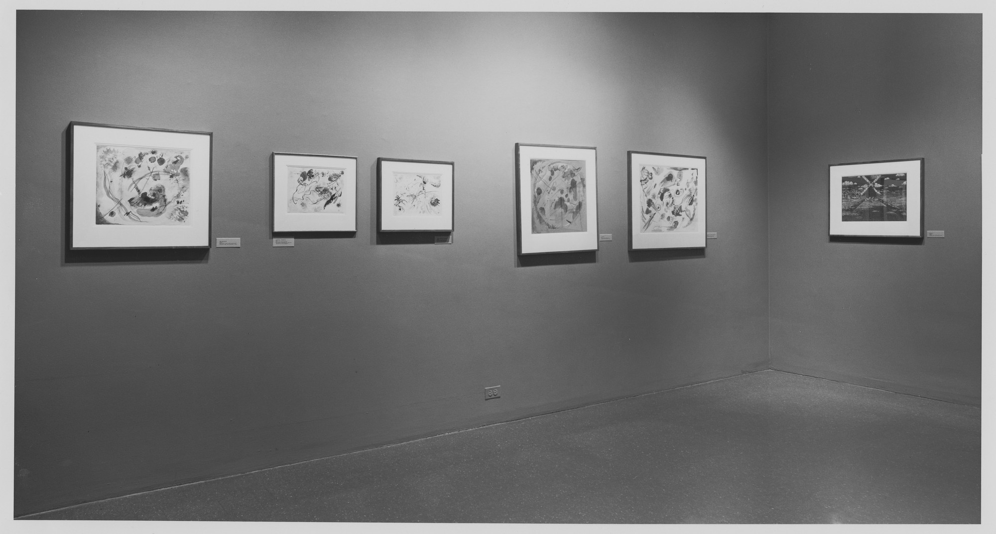 Installation view of the exhibition "Kandinsky Watercolors." | MoMA