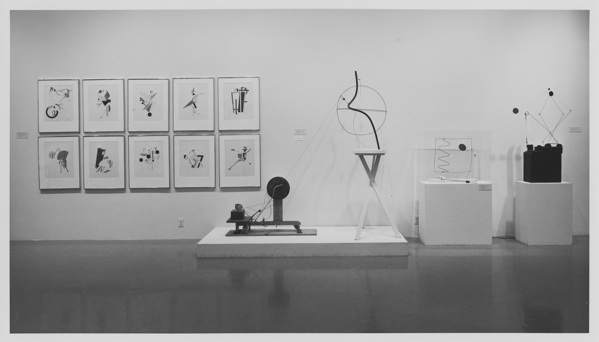 Installation view of the exhibition "The Machine as Seen at the End of ...