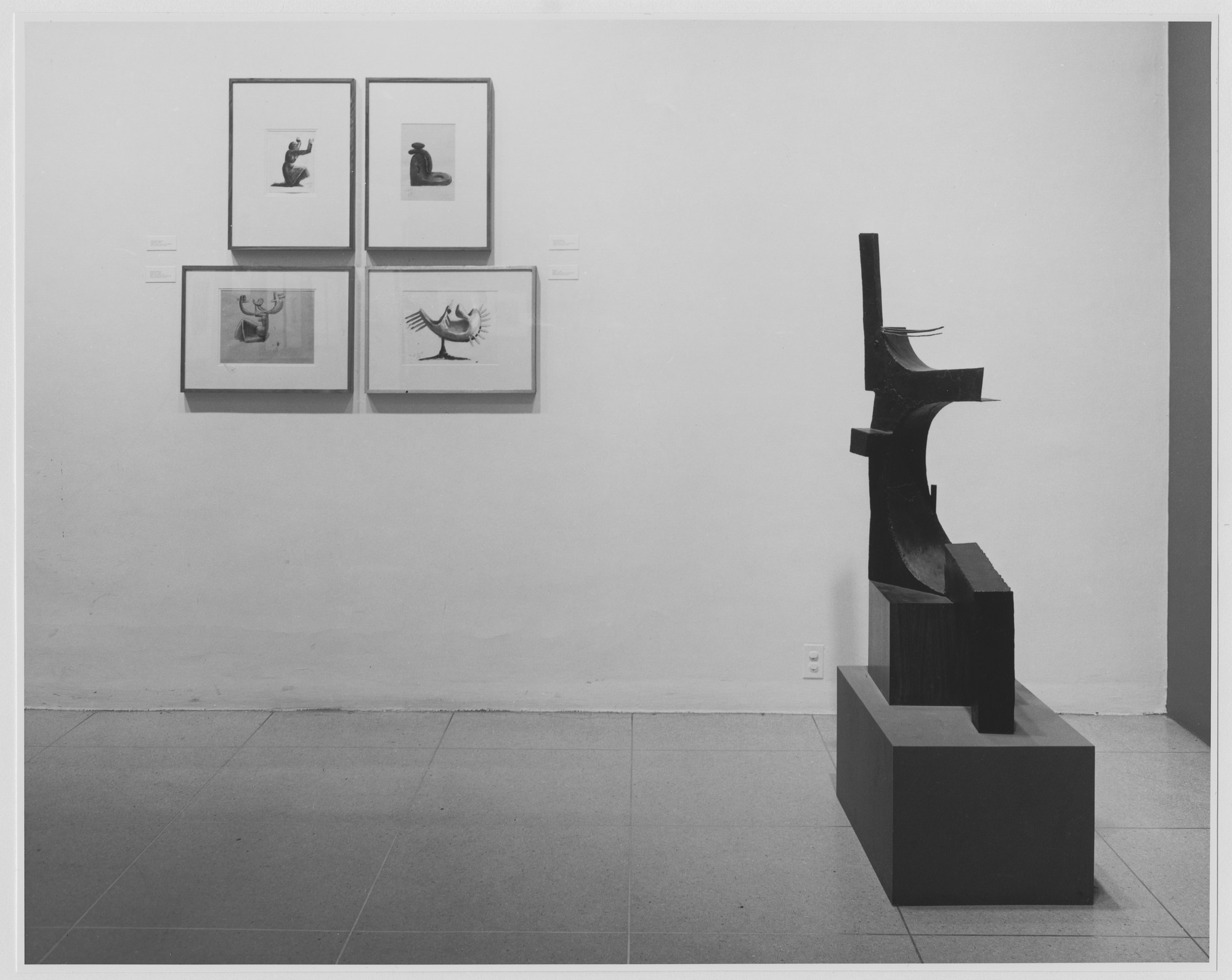 Installation view of the exhibition "Julio Gonzalez." | MoMA