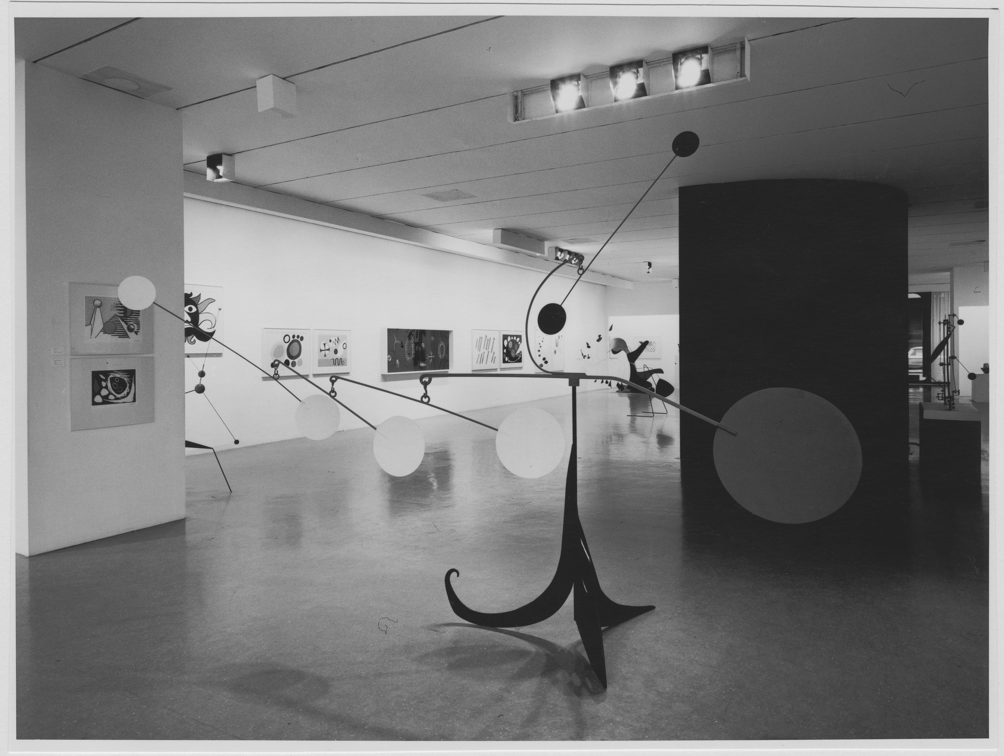 Installation view of the exhibition "A Salute to Alexander Calder." | MoMA
