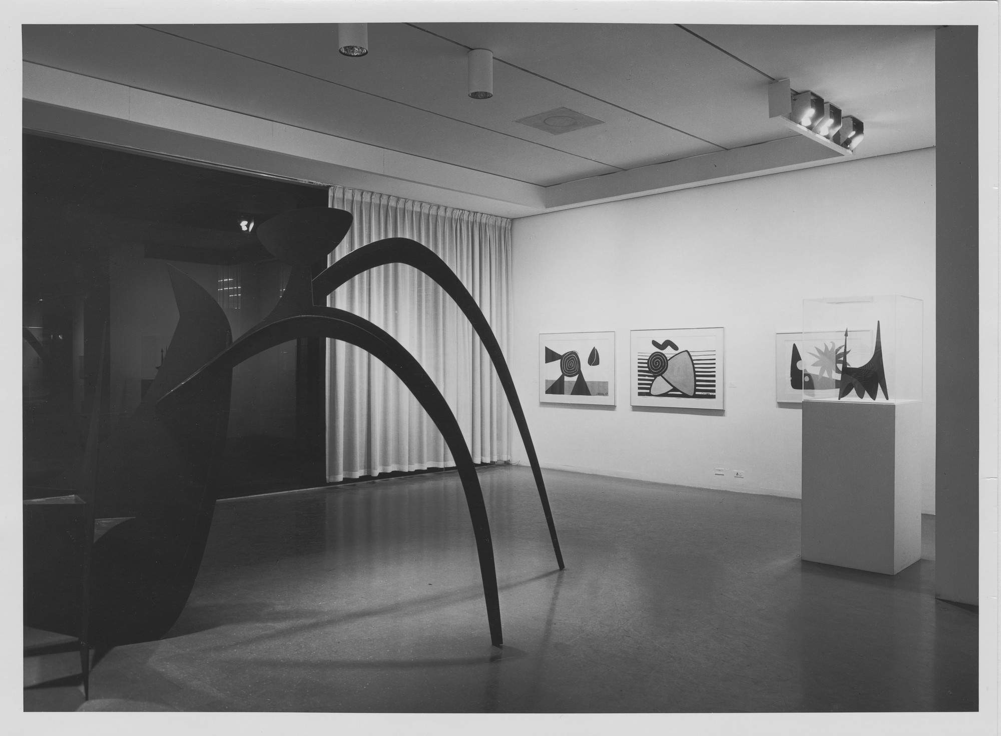 Installation view of the exhibition "A Salute to Alexander Calder." | MoMA