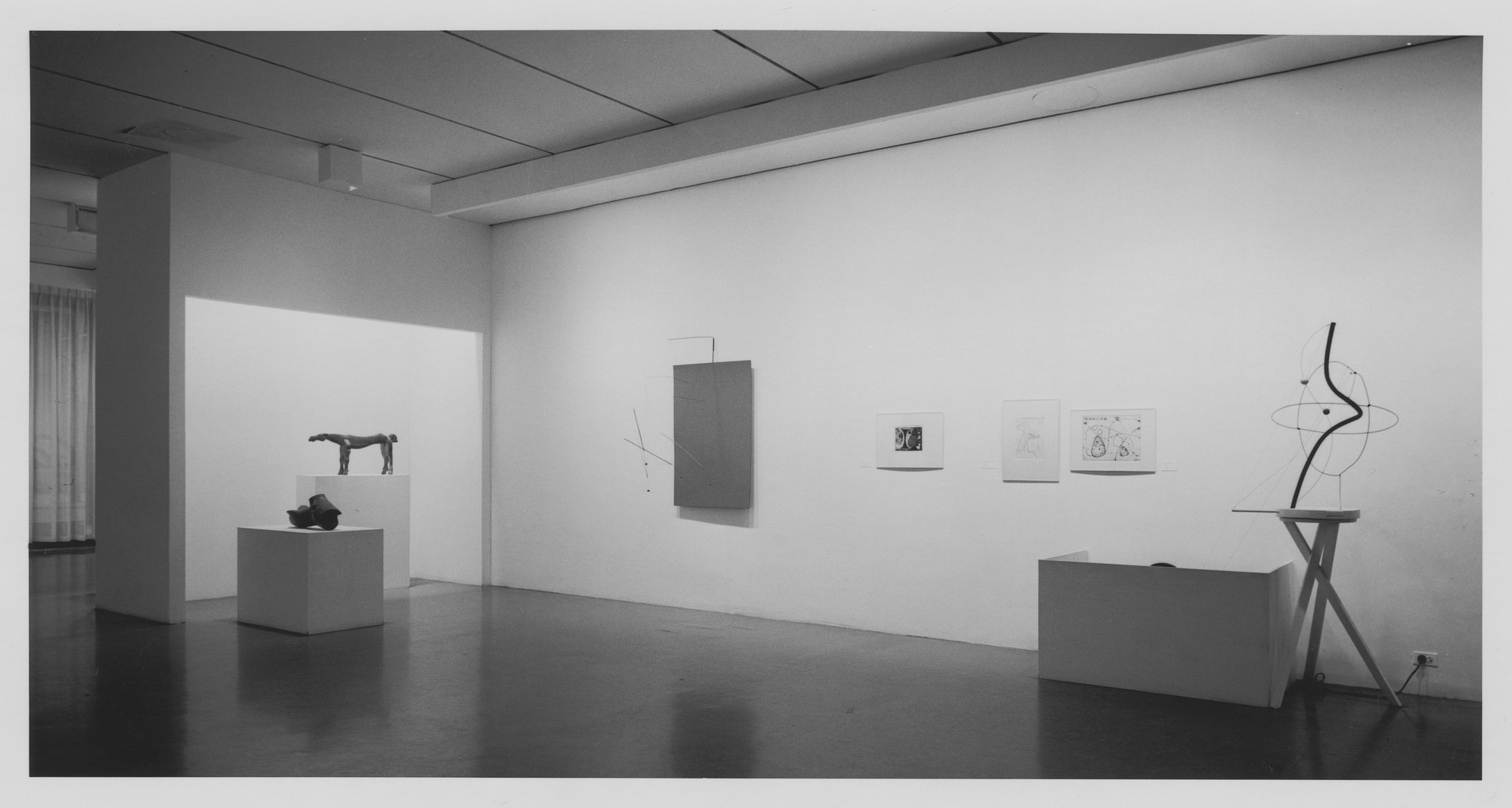 Installation view of the exhibition "A Salute to Alexander Calder." | MoMA