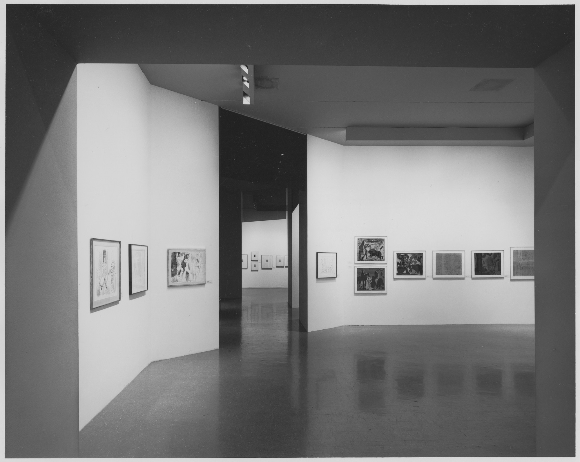 Installation view of the exhibition "Picasso: Master Printmaker." | MoMA