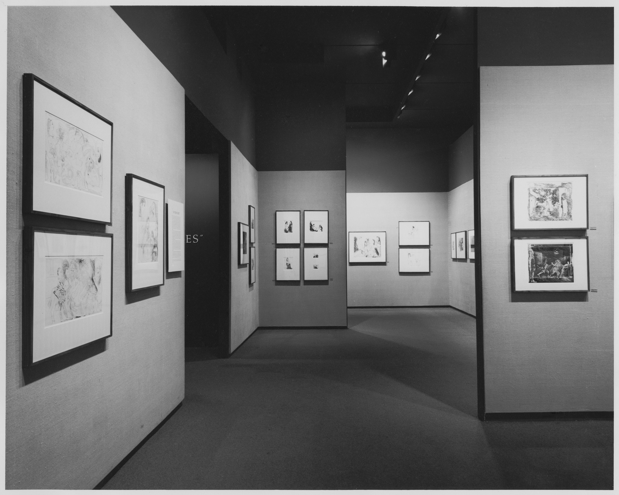 Installation view of the exhibition "Picasso: Master Printmaker." | MoMA