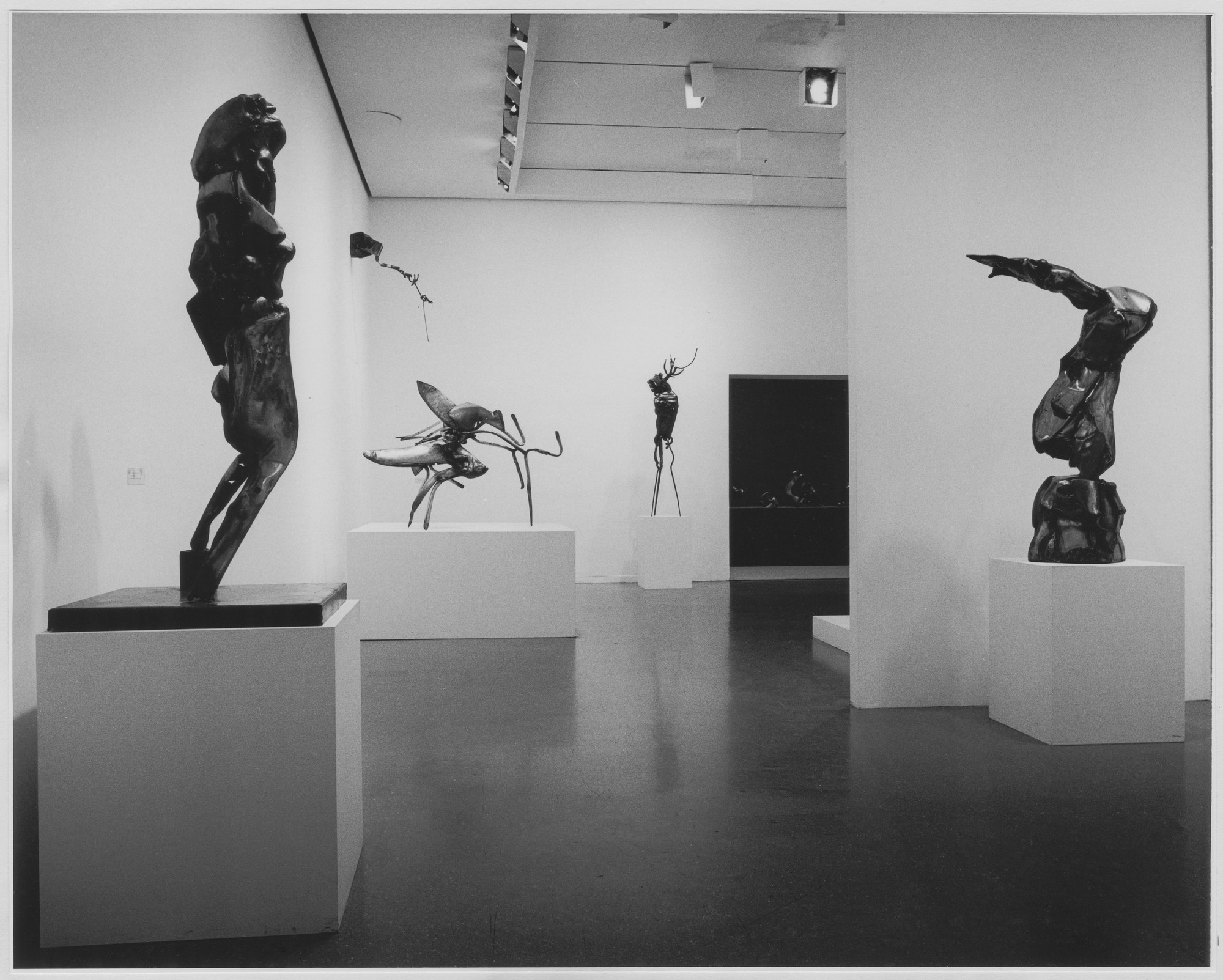 Installation view of the exhibition "The Sculpture of Richard Hunt" | MoMA