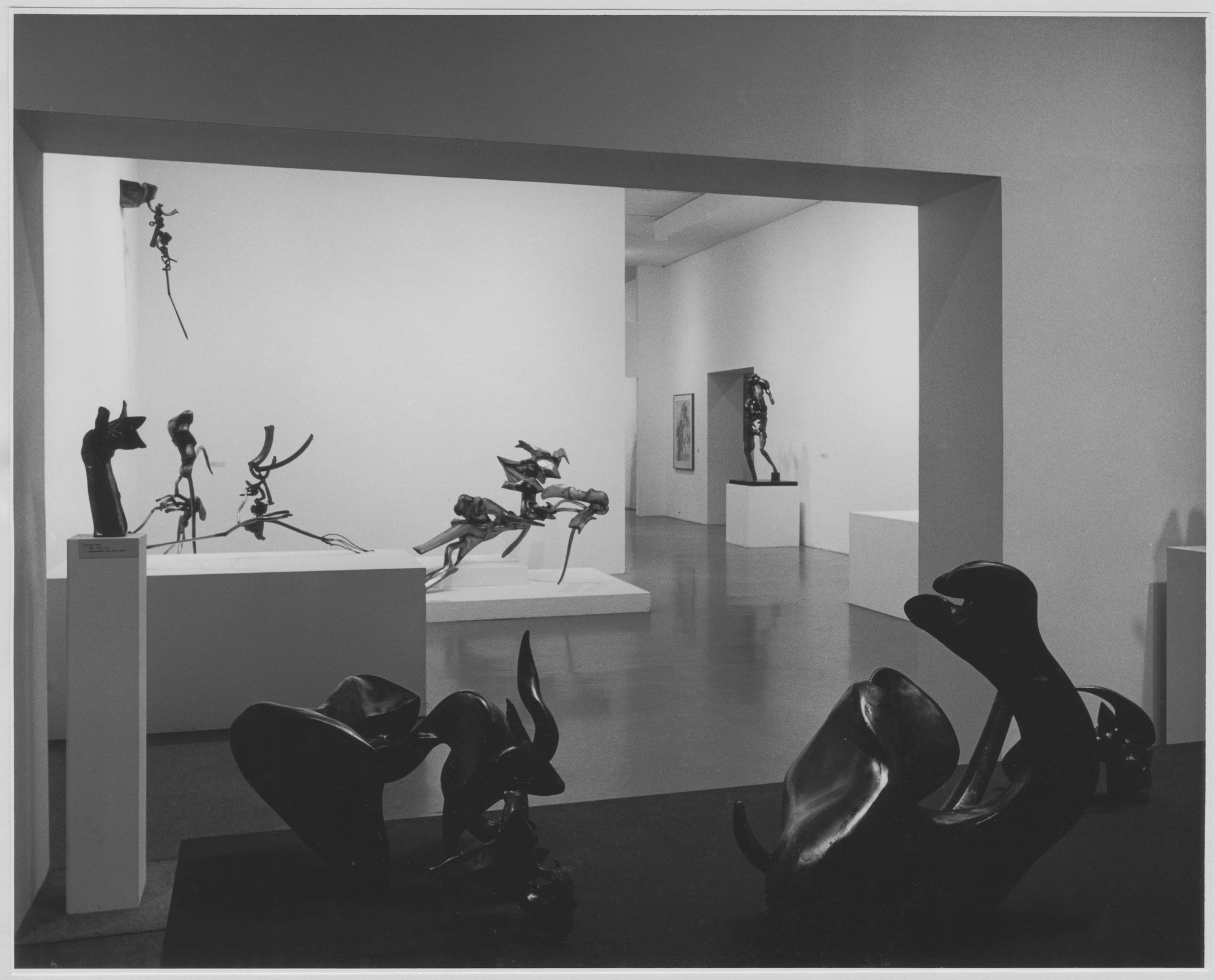 Installation view of the exhibition "The Sculpture of Richard Hunt" | MoMA