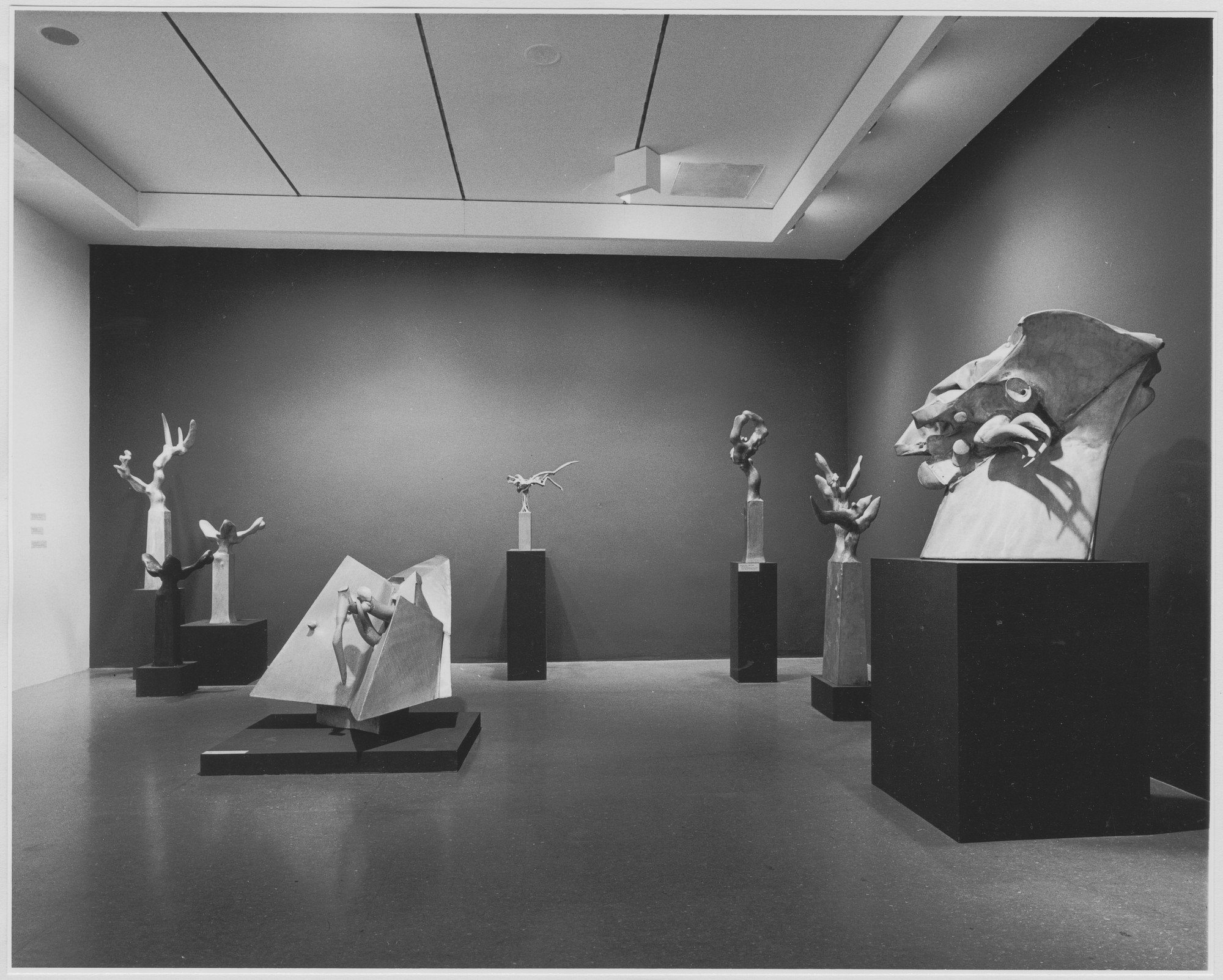 Installation view of the exhibition "The Sculpture of Richard Hunt" | MoMA