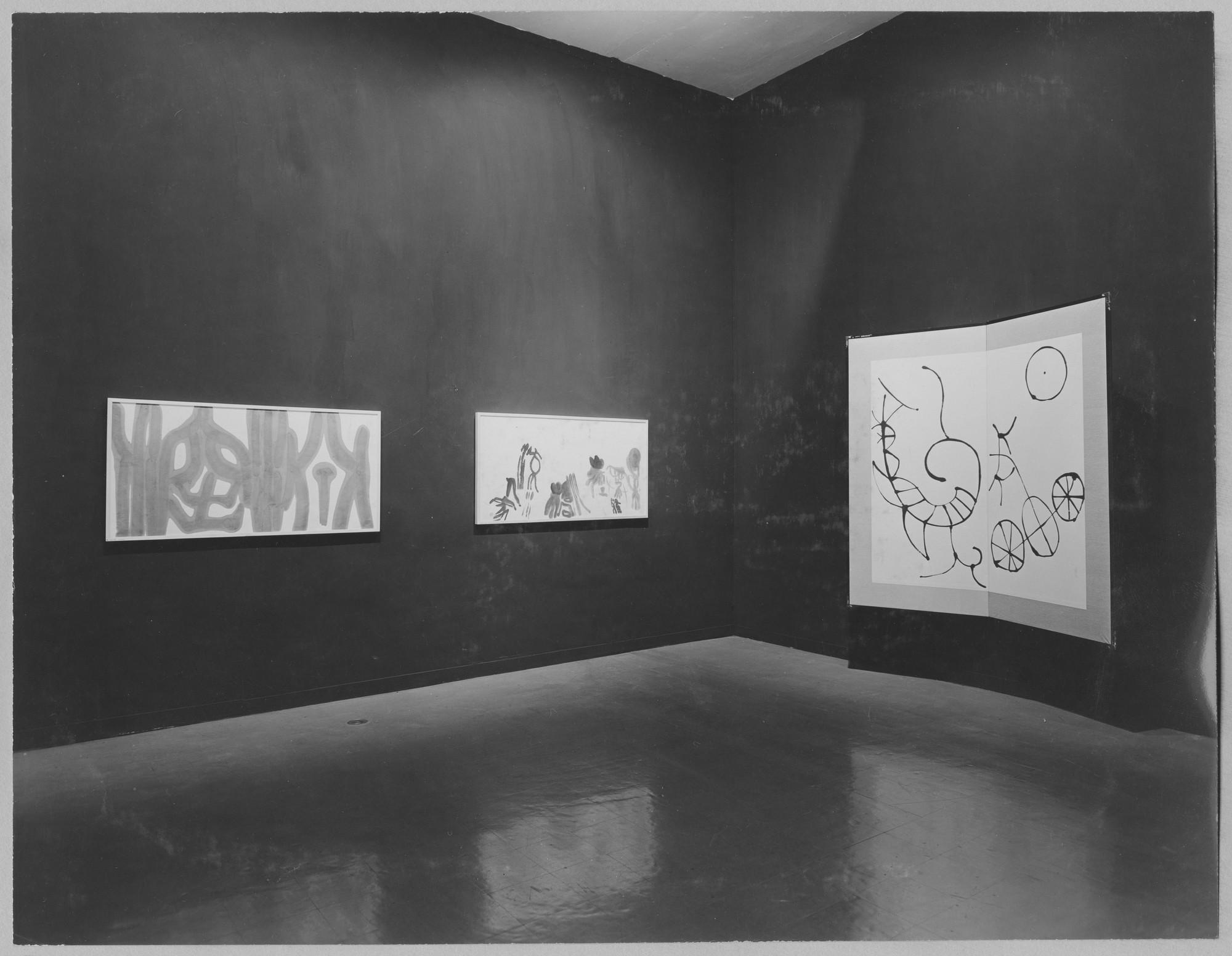 Installation view of the exhibition "Japanese Calligraphy." | MoMA