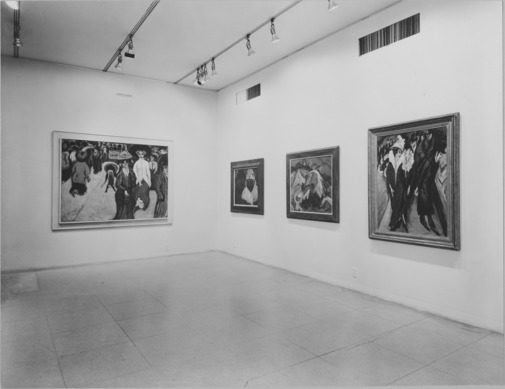 Ernst Ludwig Kirchner. Street, Dresden. 1908 (reworked 1919; dated on ...