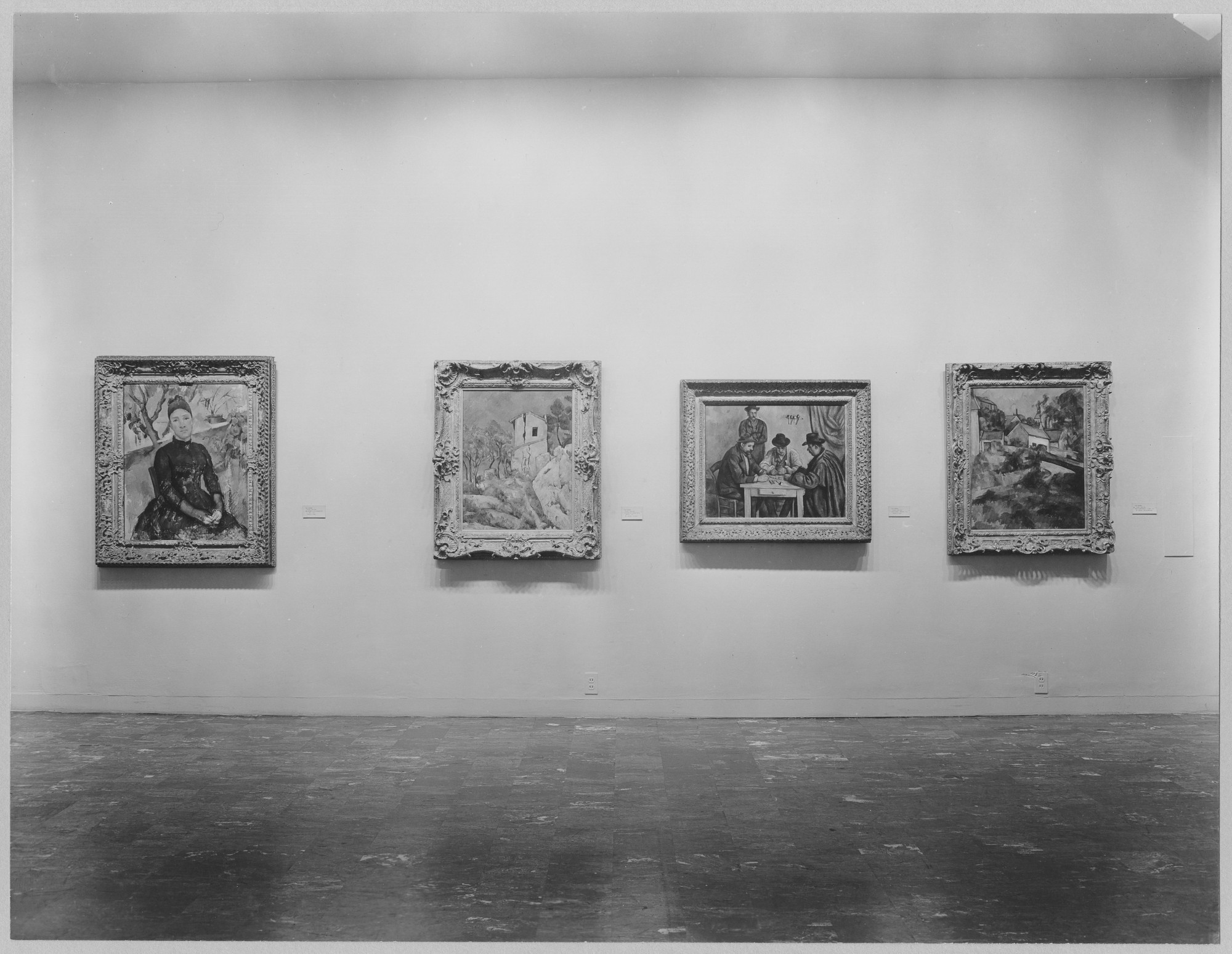 Installation view of the exhibition "Paintings from Private Collections ...