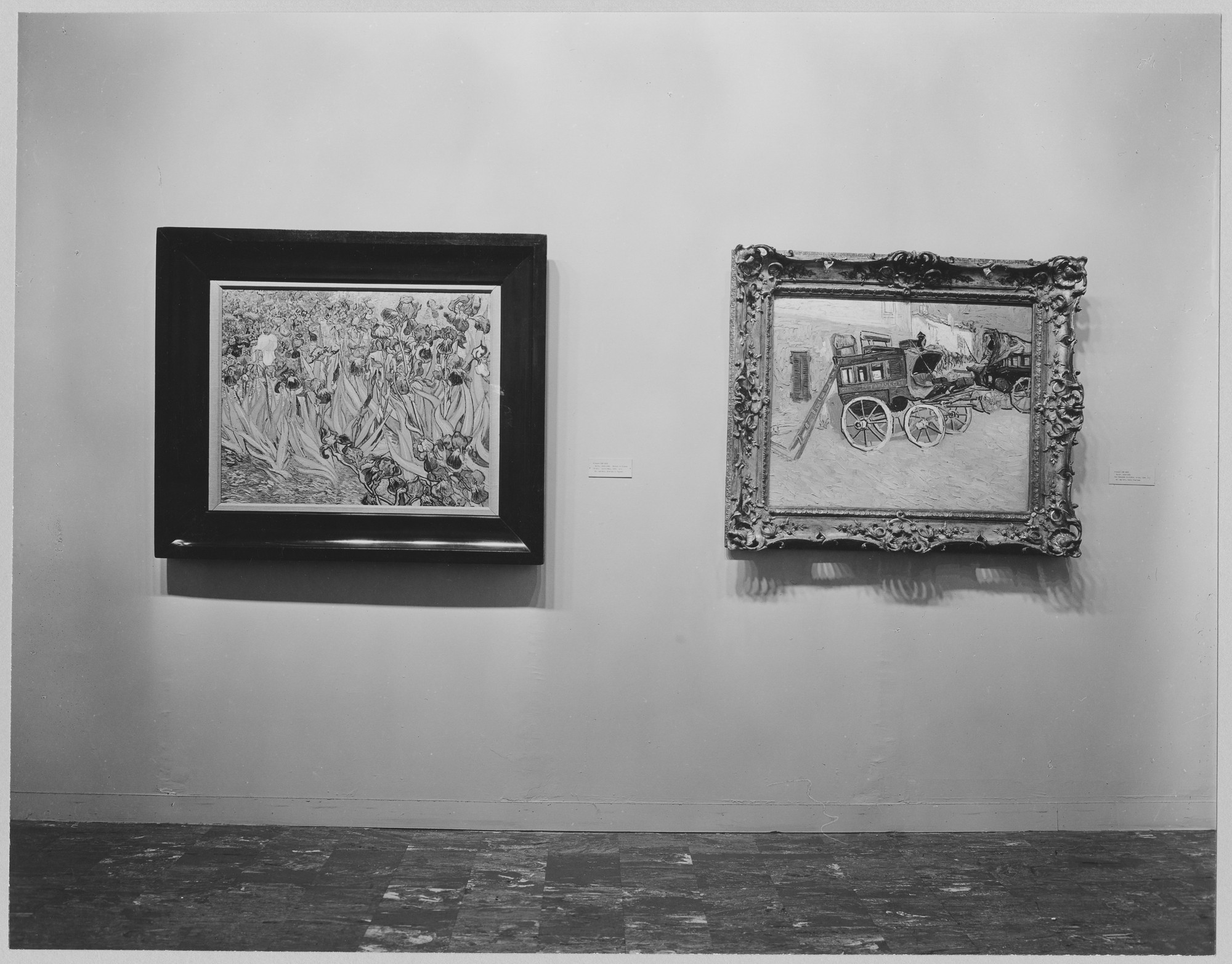 Installation view of the exhibition "Paintings from Private Collections ...