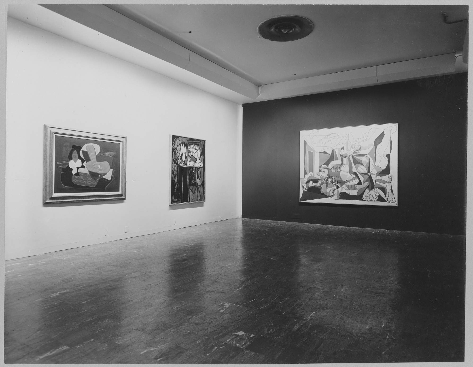 Installation view of the exhibition "Paintings from Private Collections ...