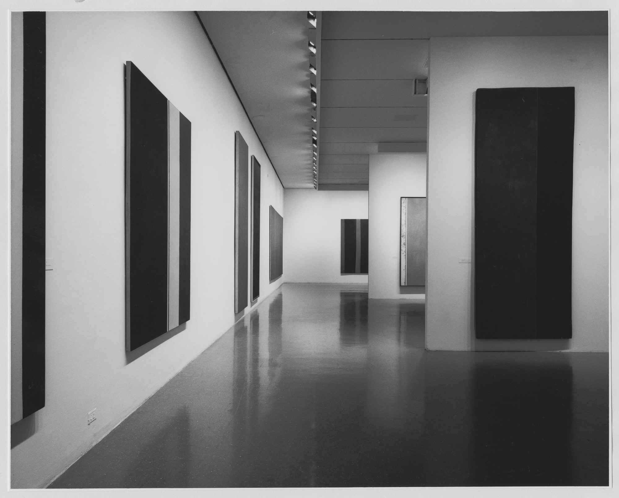 Installation view of the exhibition "Barnett Newman." | MoMA