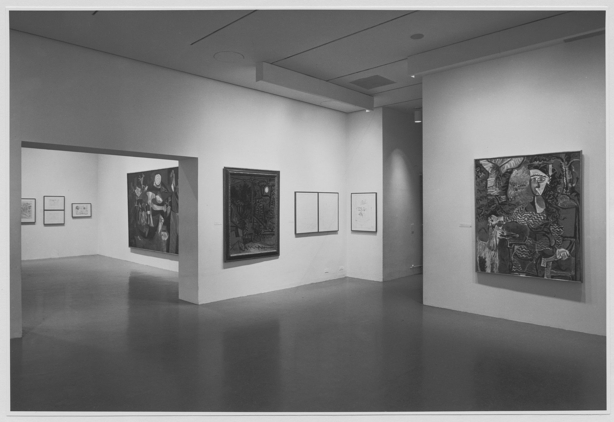 Installation view of the exhibition "Picasso in the Collection of The ...